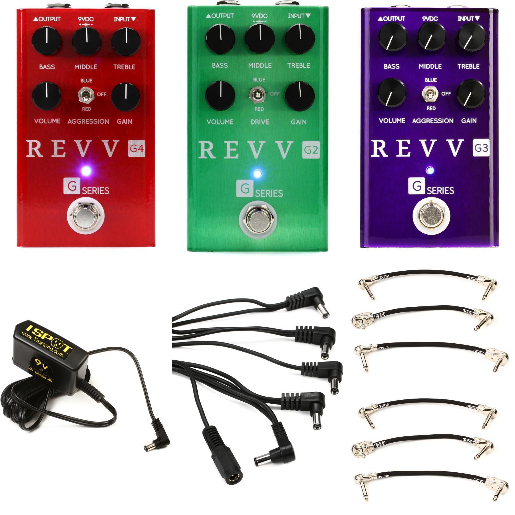 Revv Drive Pedal Bundle with Power Supply | Sweetwater