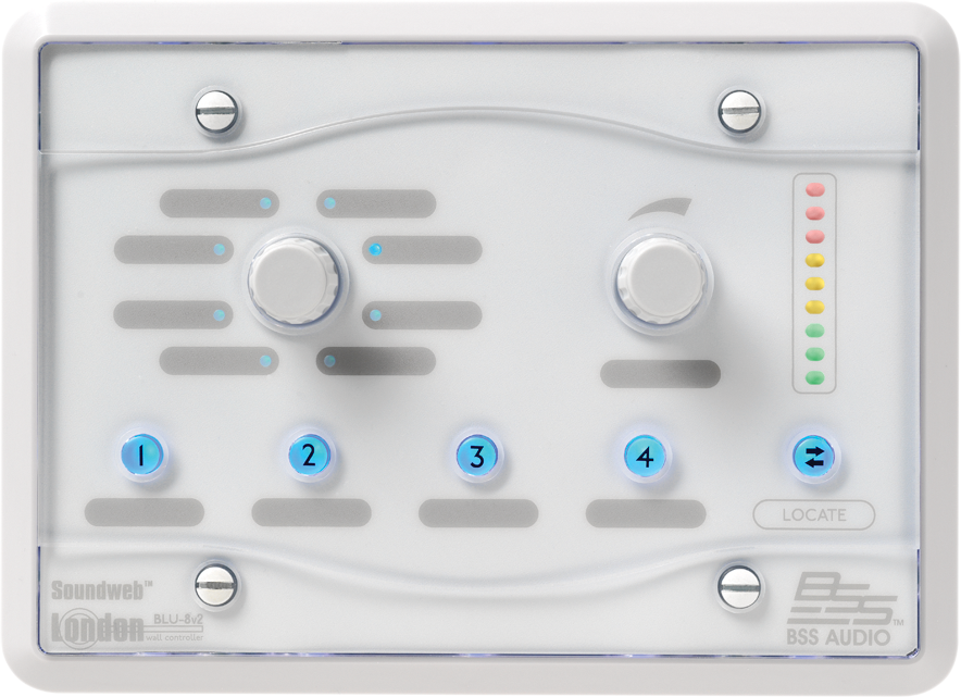 BSS BLU-8v2 Programmable Zone Controller - White | Sweetwater
