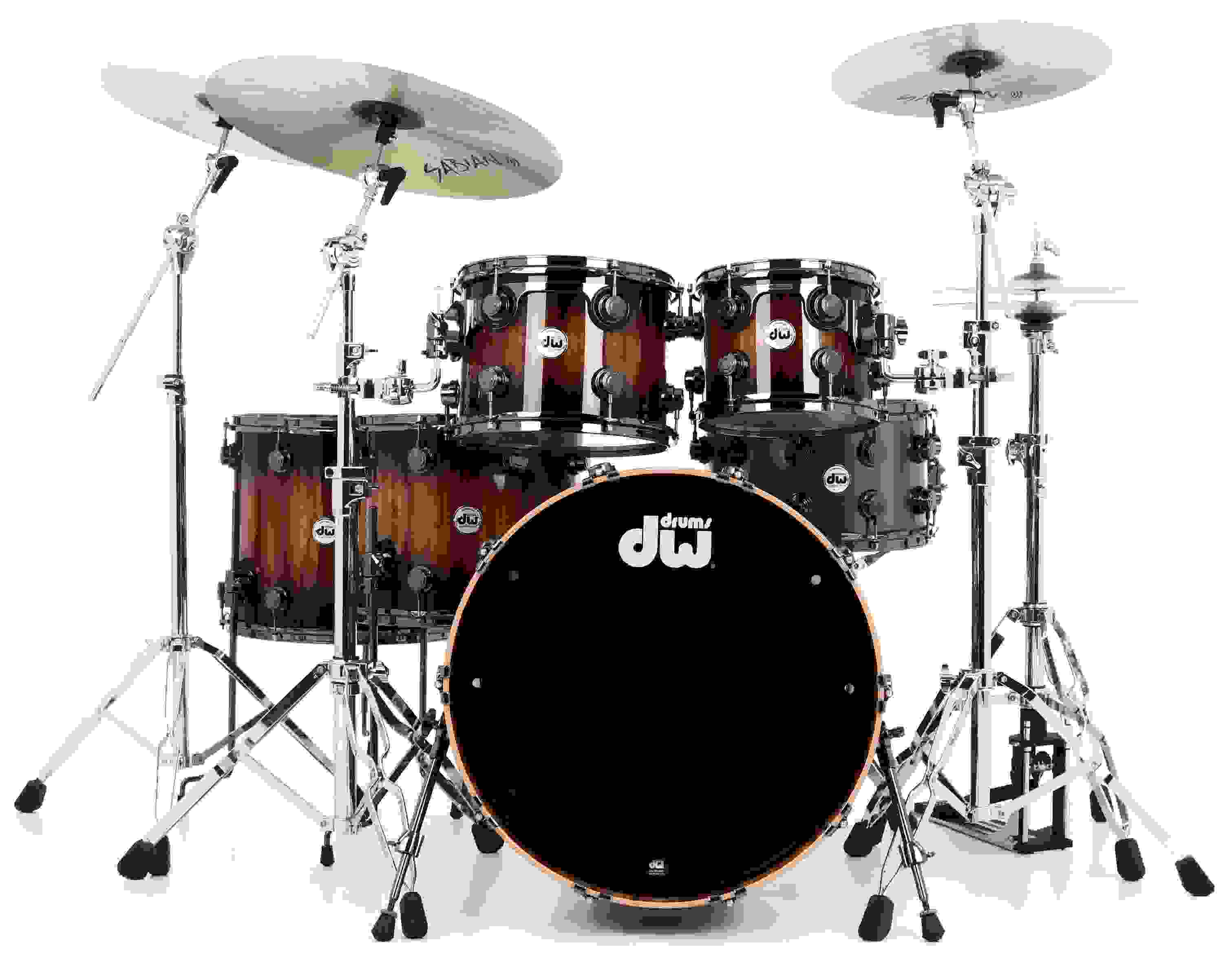 DW Collector's Series Exotic 5-piece Shell Pack - Candy Black Burst ...