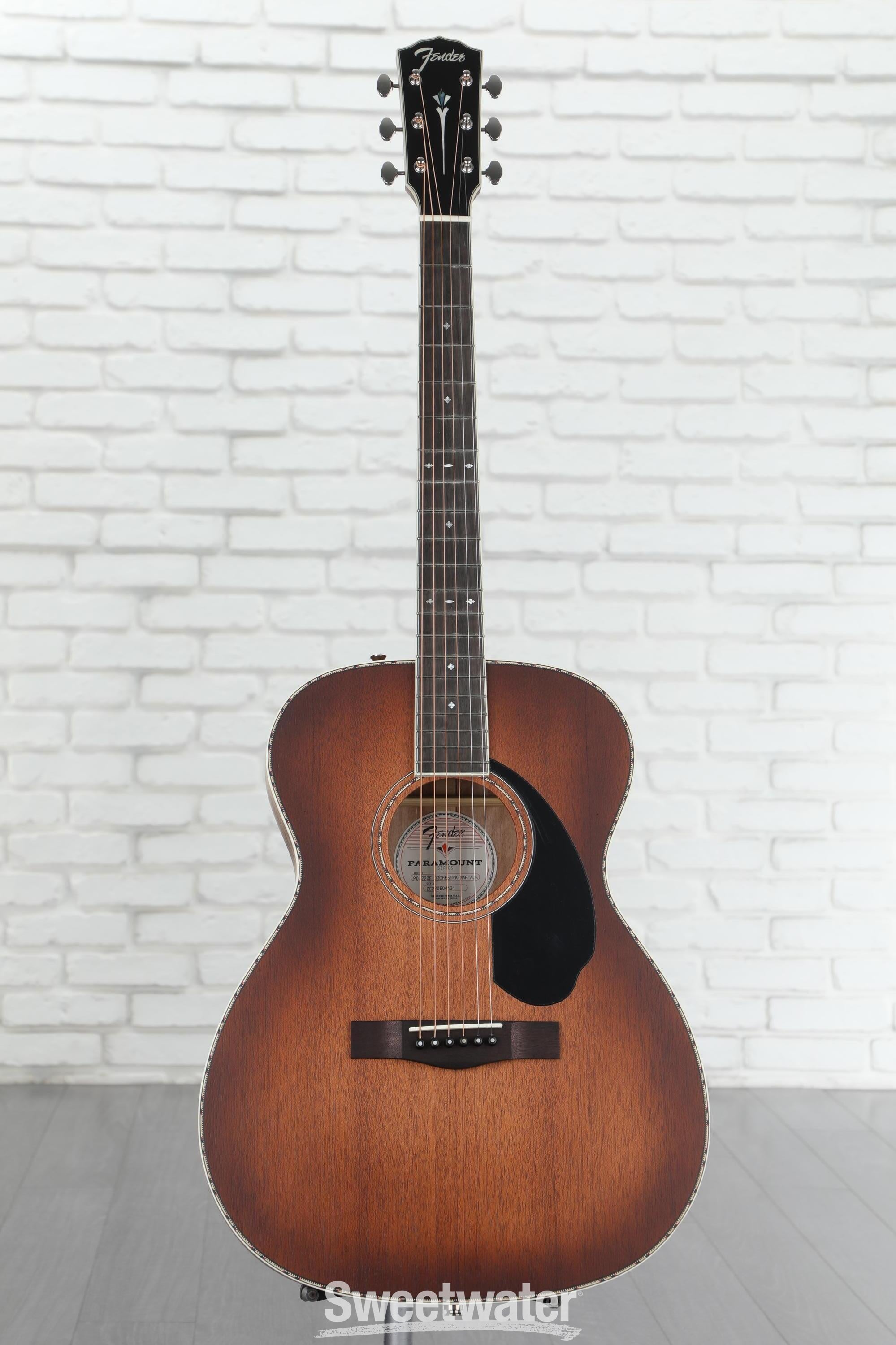 Fender Paramount PO-220E All Mahogany Orchestra Acoustic-electric ...