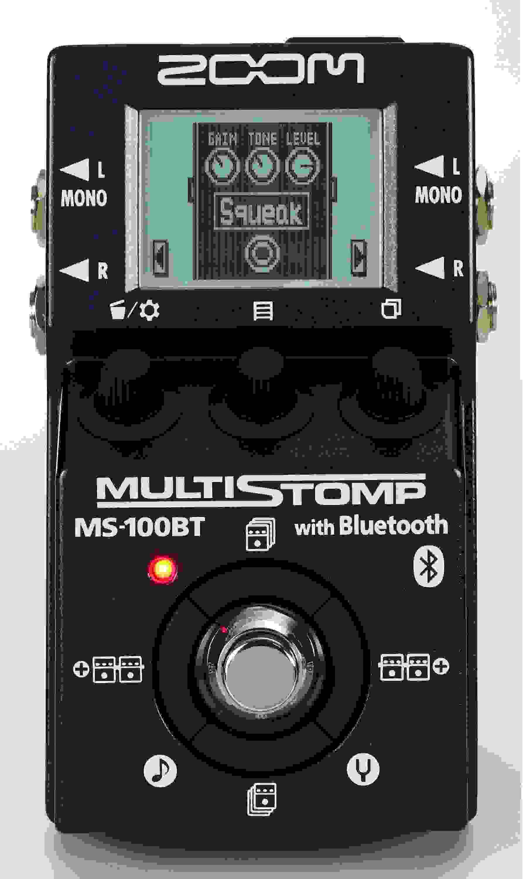 Zoom MS-100BT MultiStomp Effects Pedal with Bluetooth | Sweetwater