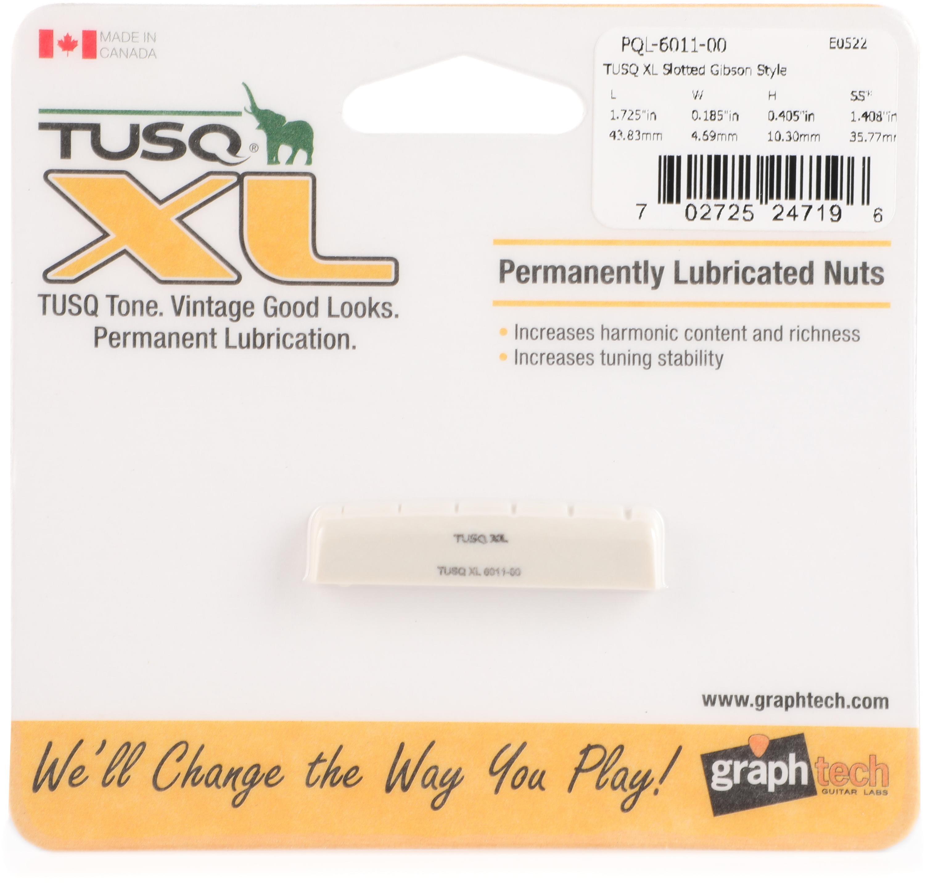 Graph Tech Tusq XL Nut Graph Tech Black Tusq XL Slotted Nut – PT-6114 ...