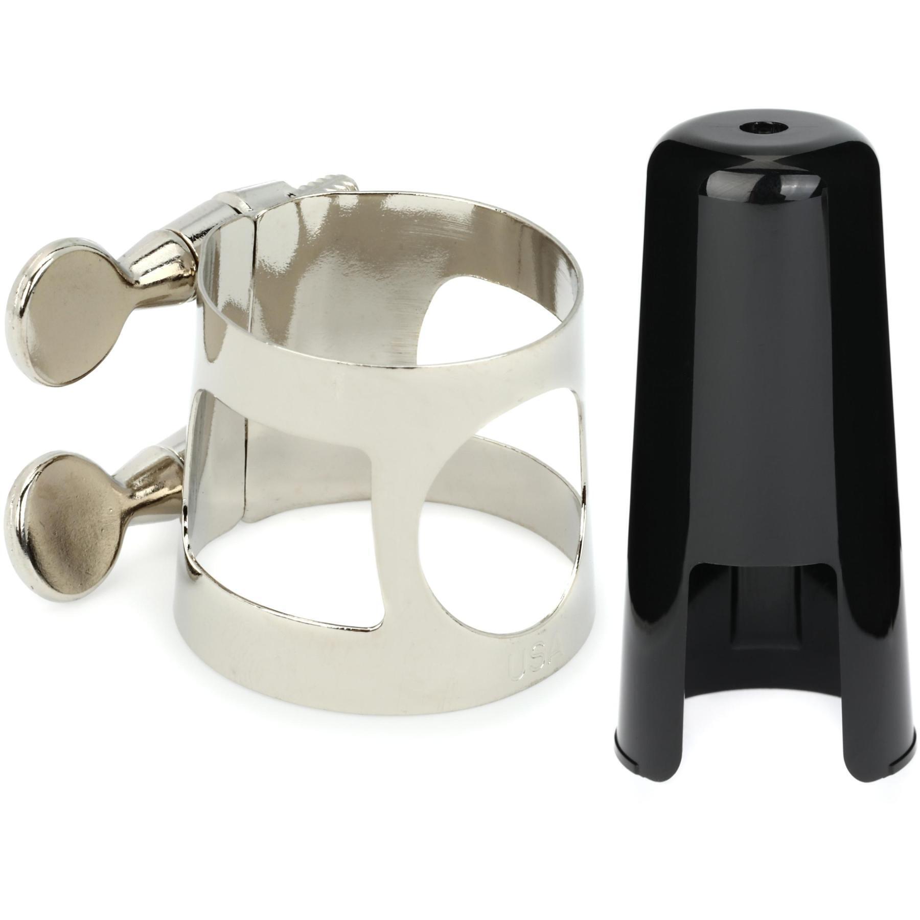 Yamaha Bb Clarinet Ligature with Mouthpiece Cap - Nickel-plated ...