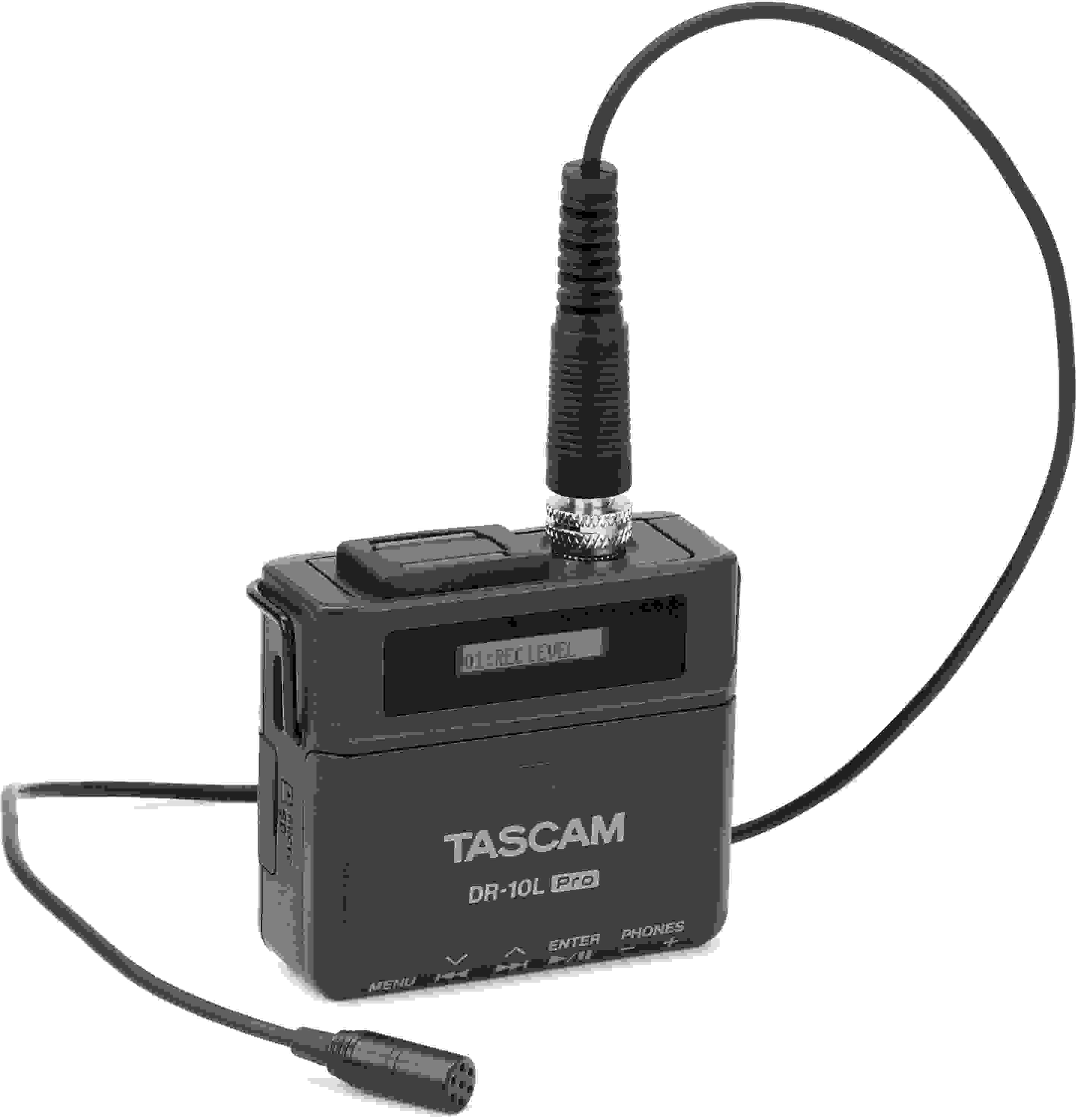TASCAM DR-10L Pro Field Recorder and Lavalier Microphone | Sweetwater