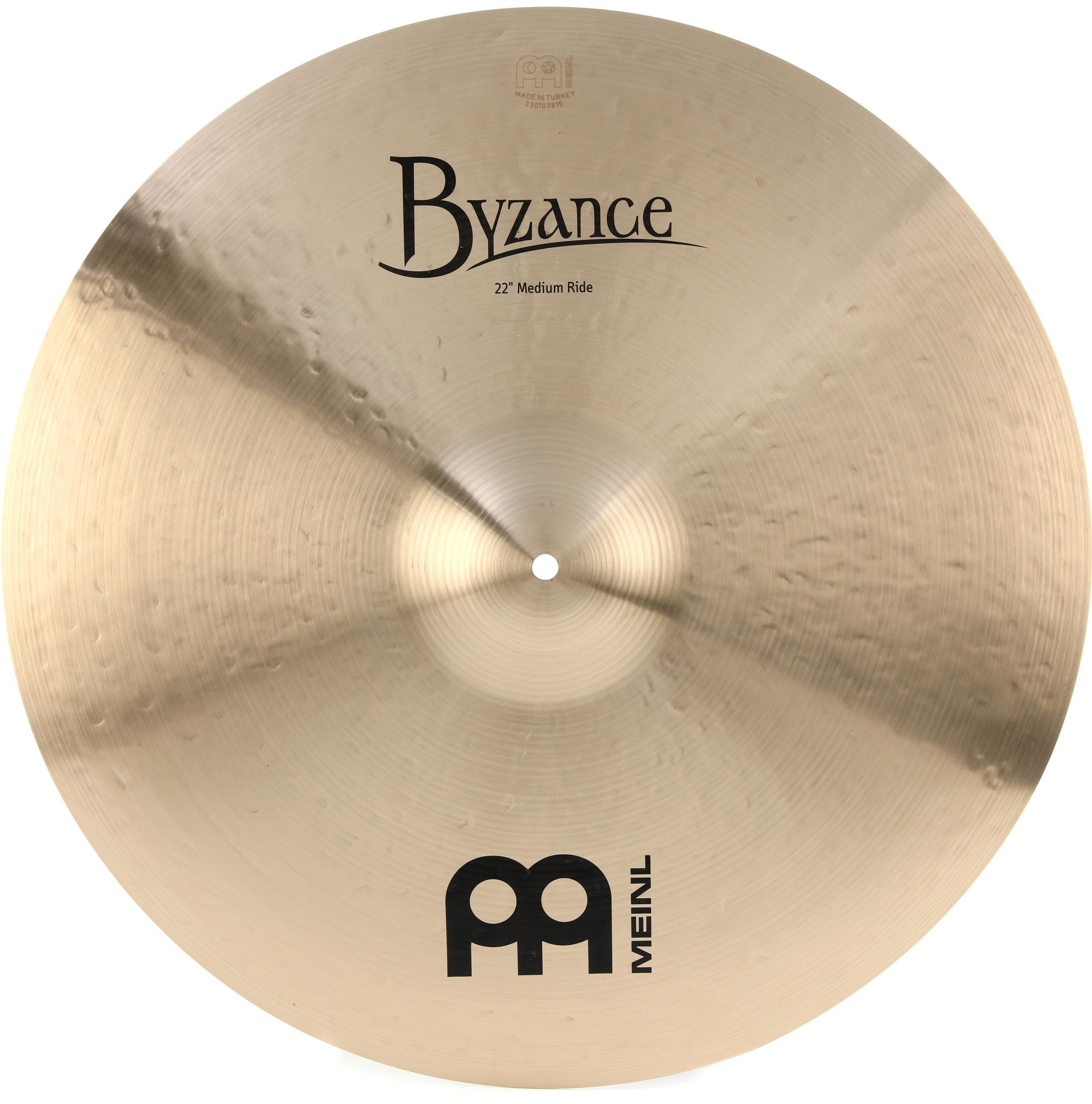 Meinl Cymbals Byzance Traditional Medium Ride Cymbal - 22 inch | Sweetwater