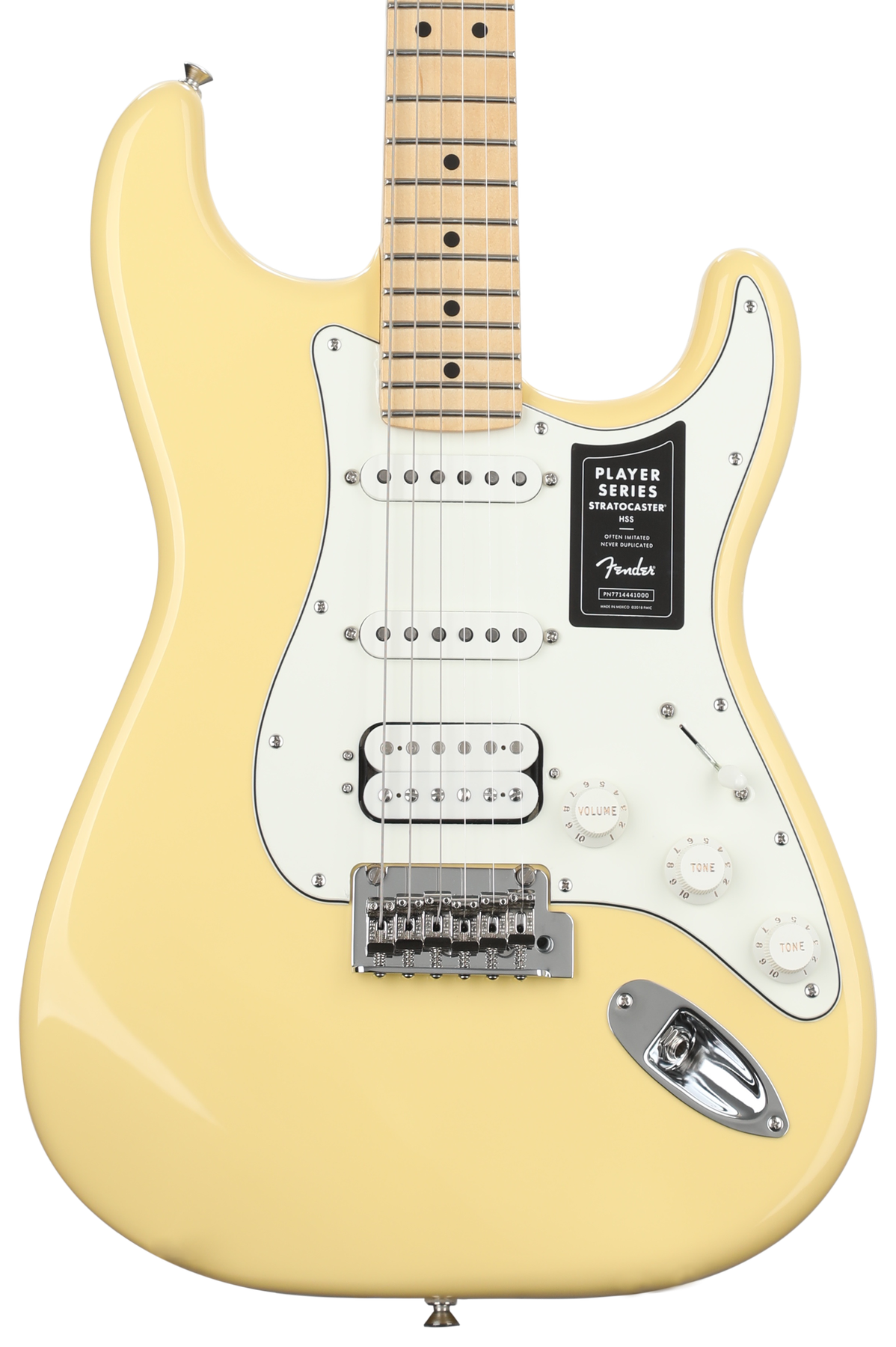 Fender Player Stratocaster HSS - Buttercream with Maple Fingerboard ...