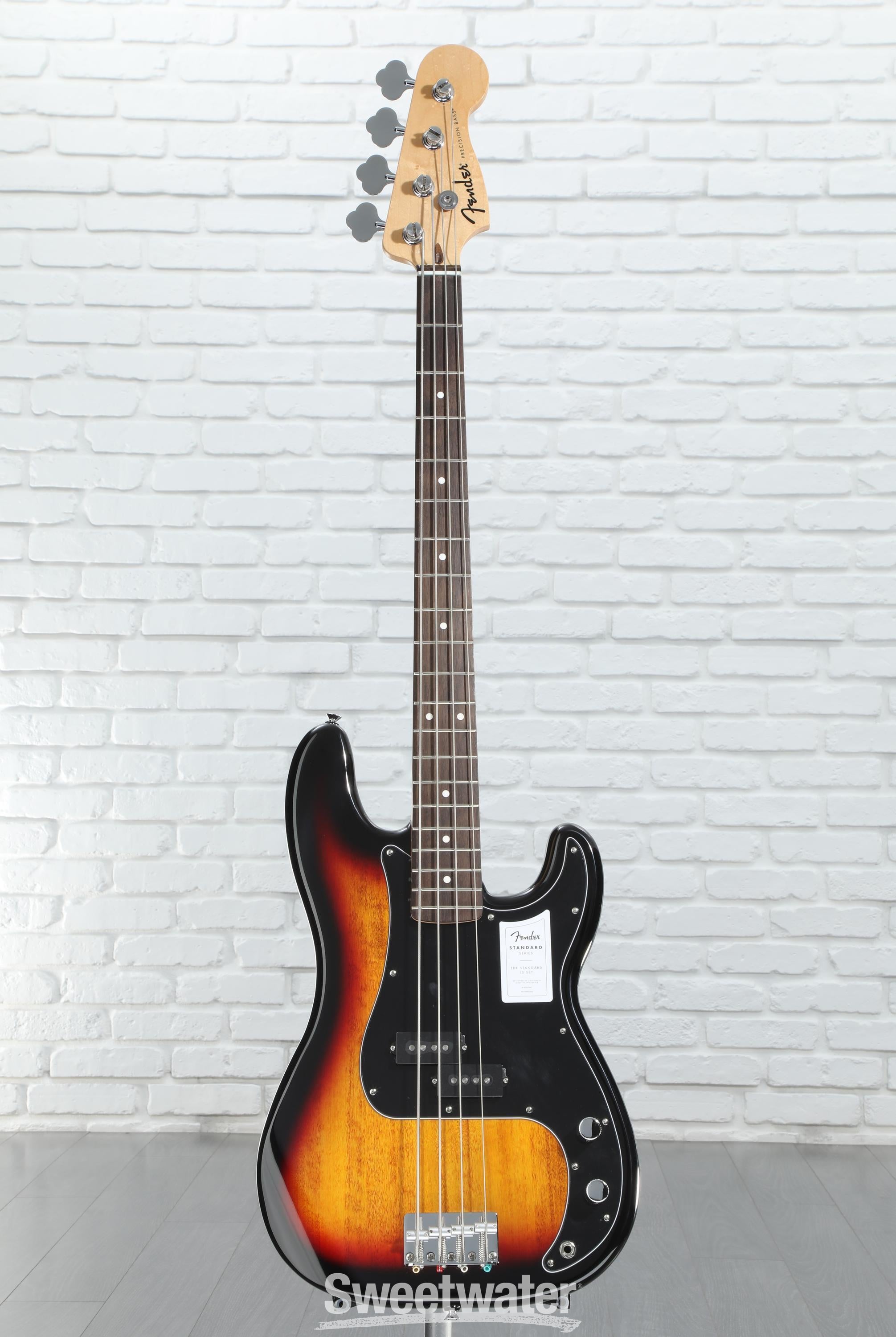 Fender Standard Precision Bass - 3-color Sunburst, Laurel Fingerboard | Sweetwater