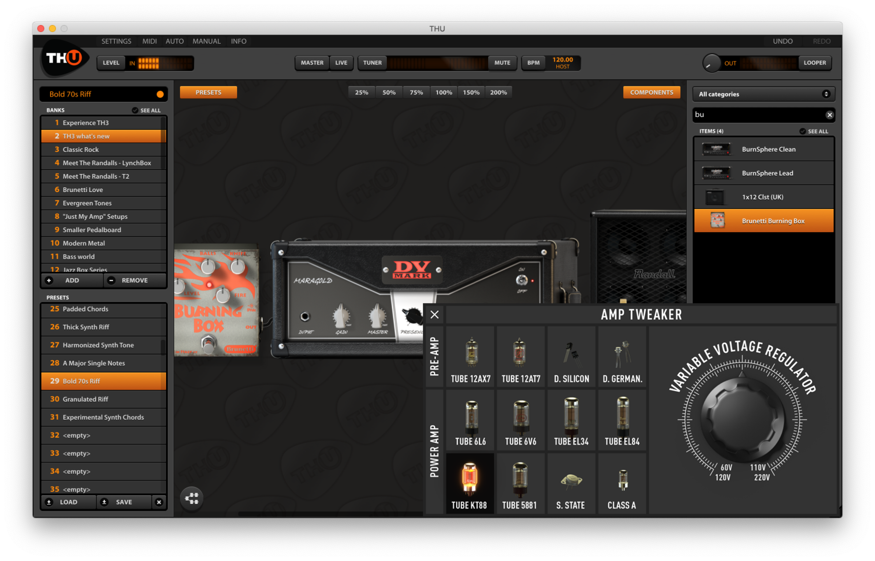 Overloud TH-U Premium Guitar Effects Suite | Sweetwater