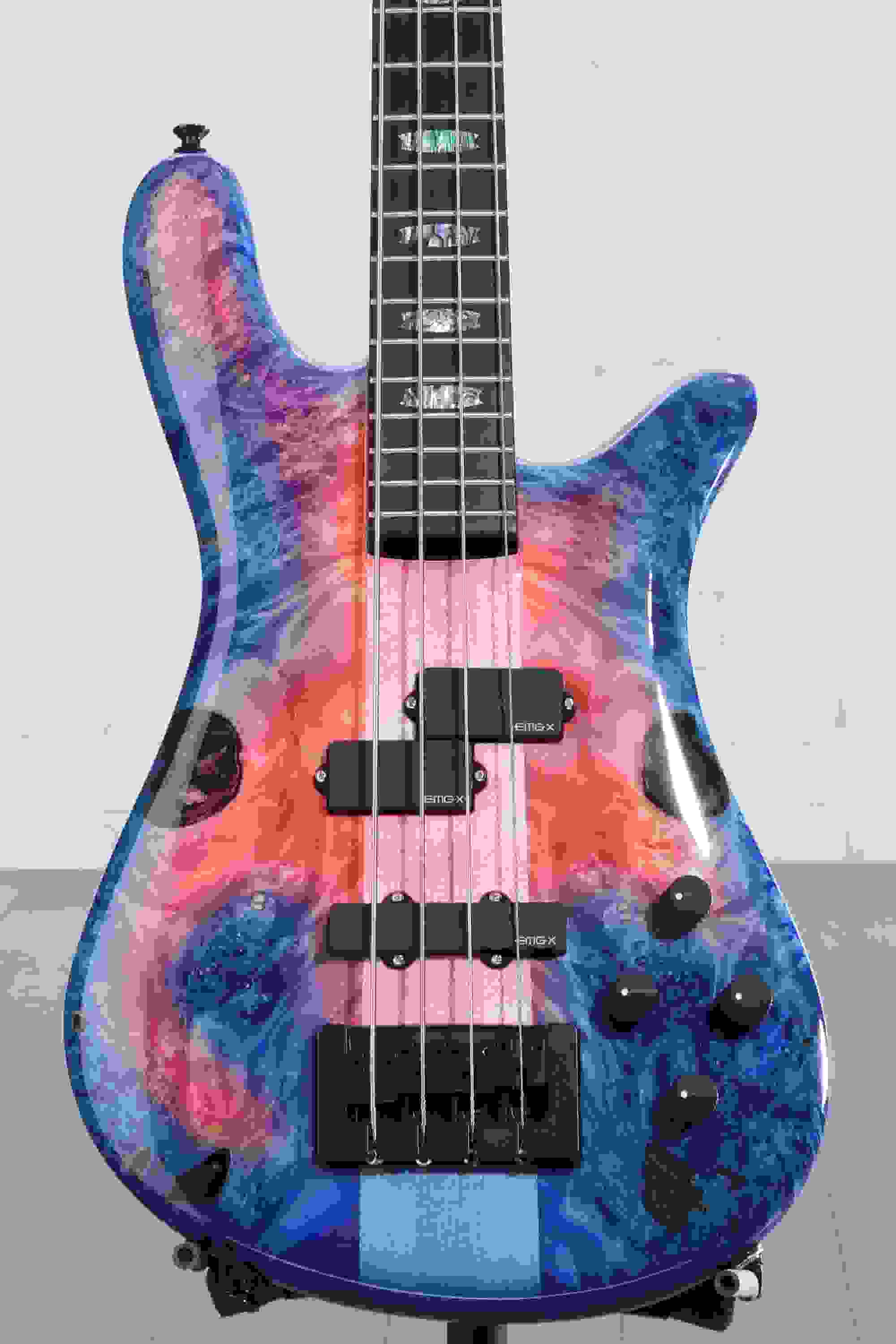 Spector NS-2 Electric Bass Guitar - Pink to Blue Burst | Sweetwater