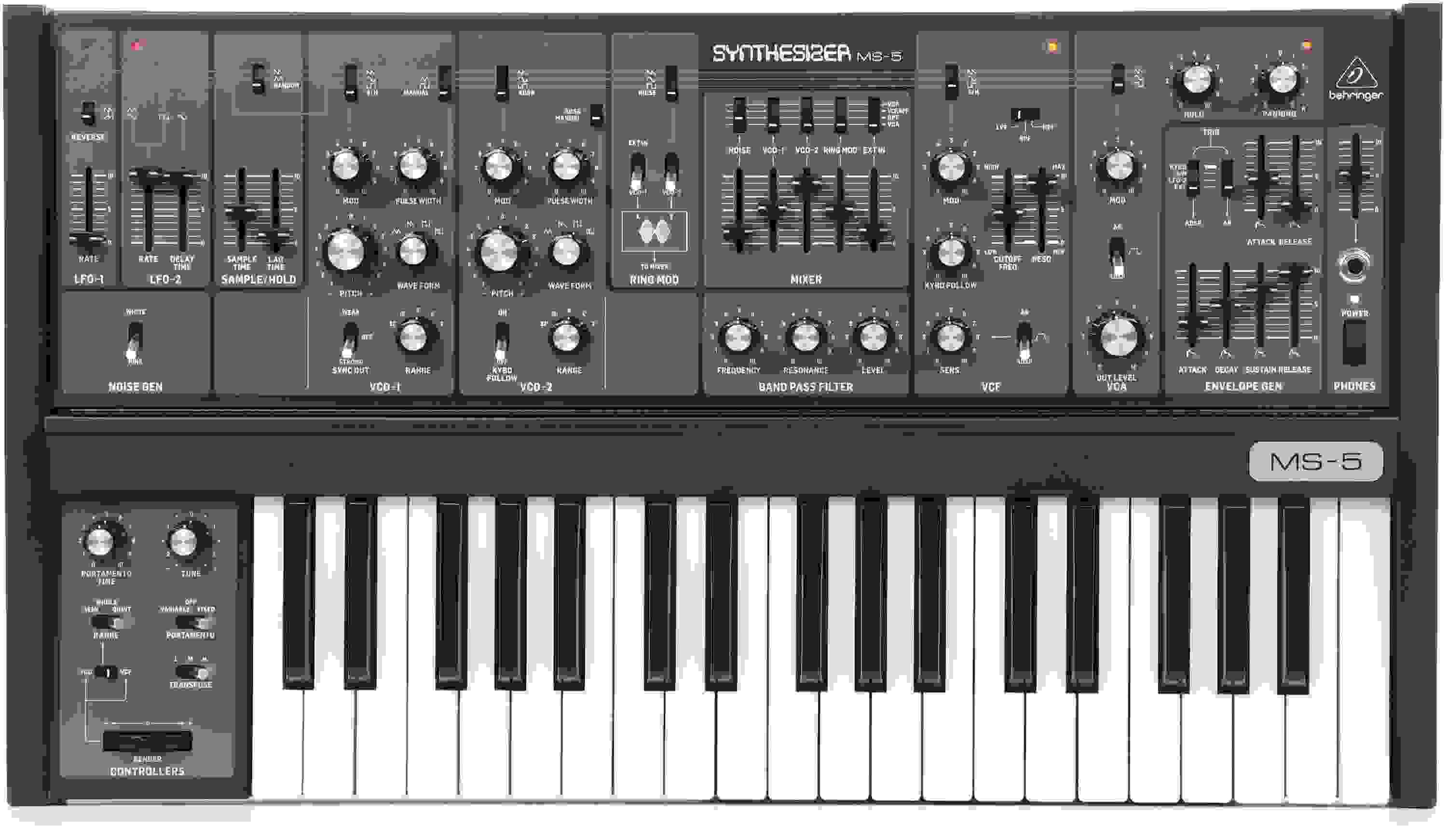 Behringer MS-5 37-key Analog Synthesizer | Sweetwater