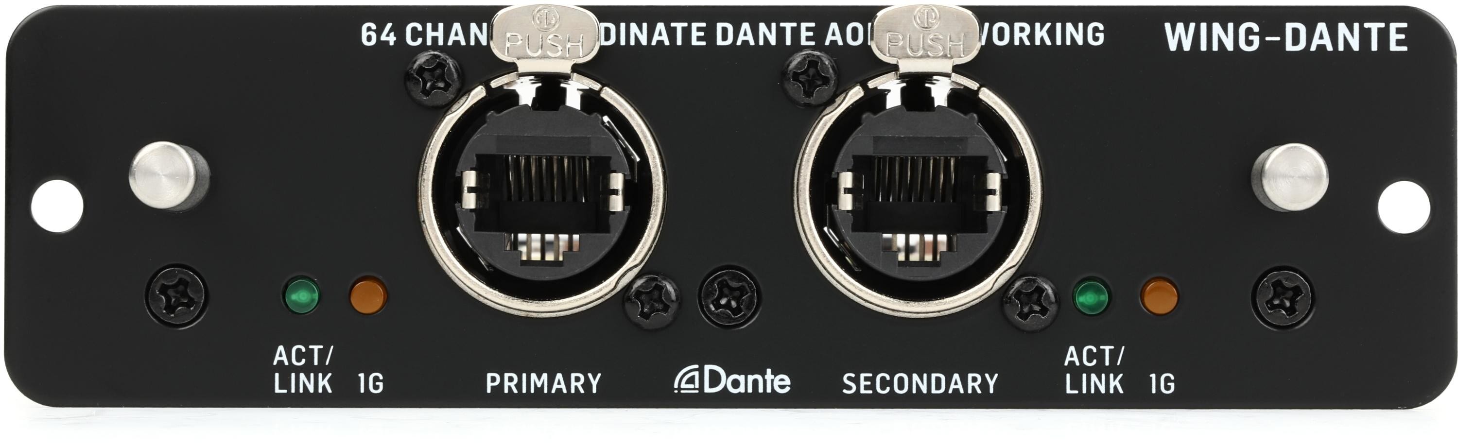 Behringer WING-DANTE 64-channel Dante Expansion Card | Sweetwater