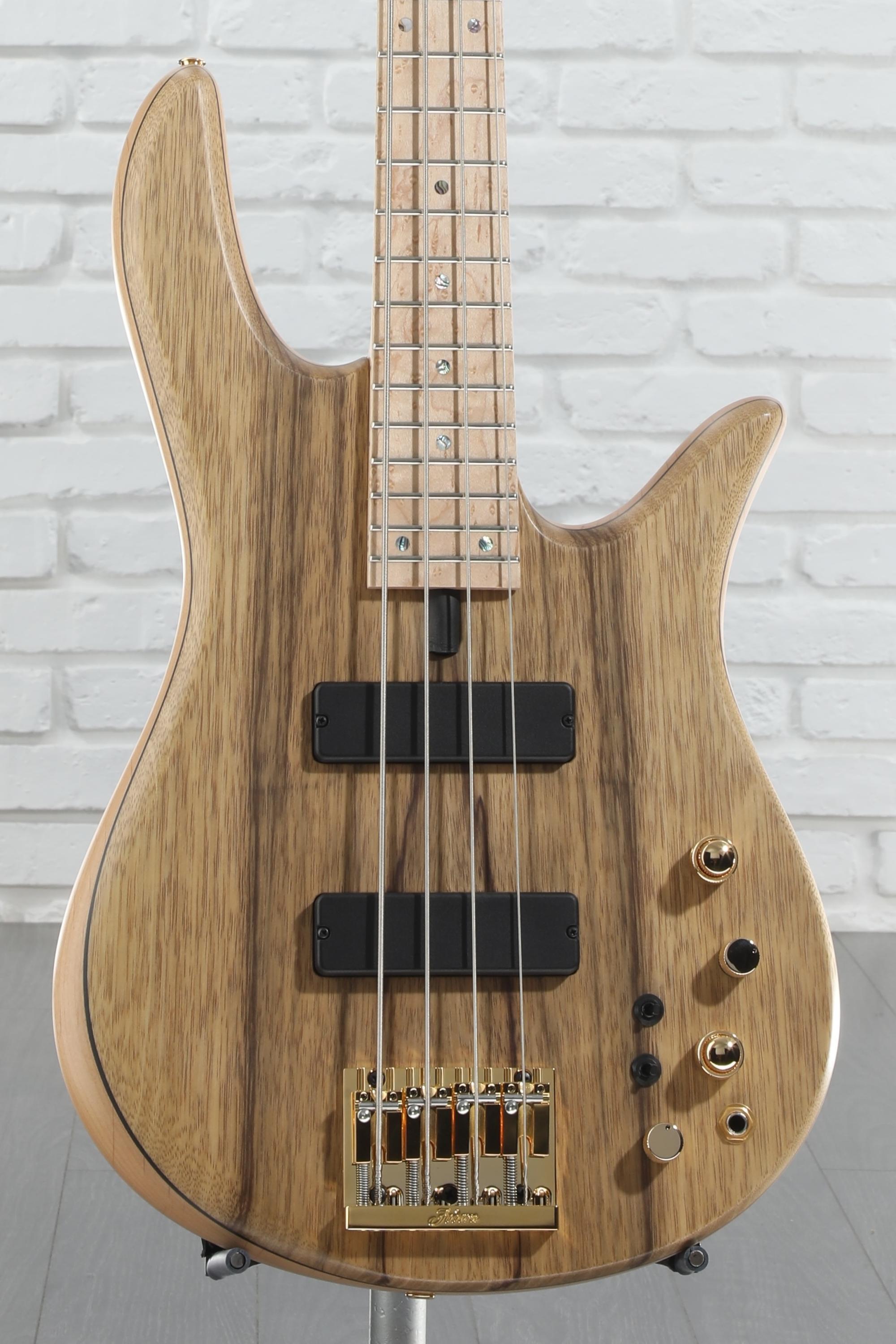 Fodera Monarch 4 Standard Special Bass Guitar - Black Limba Satin ...