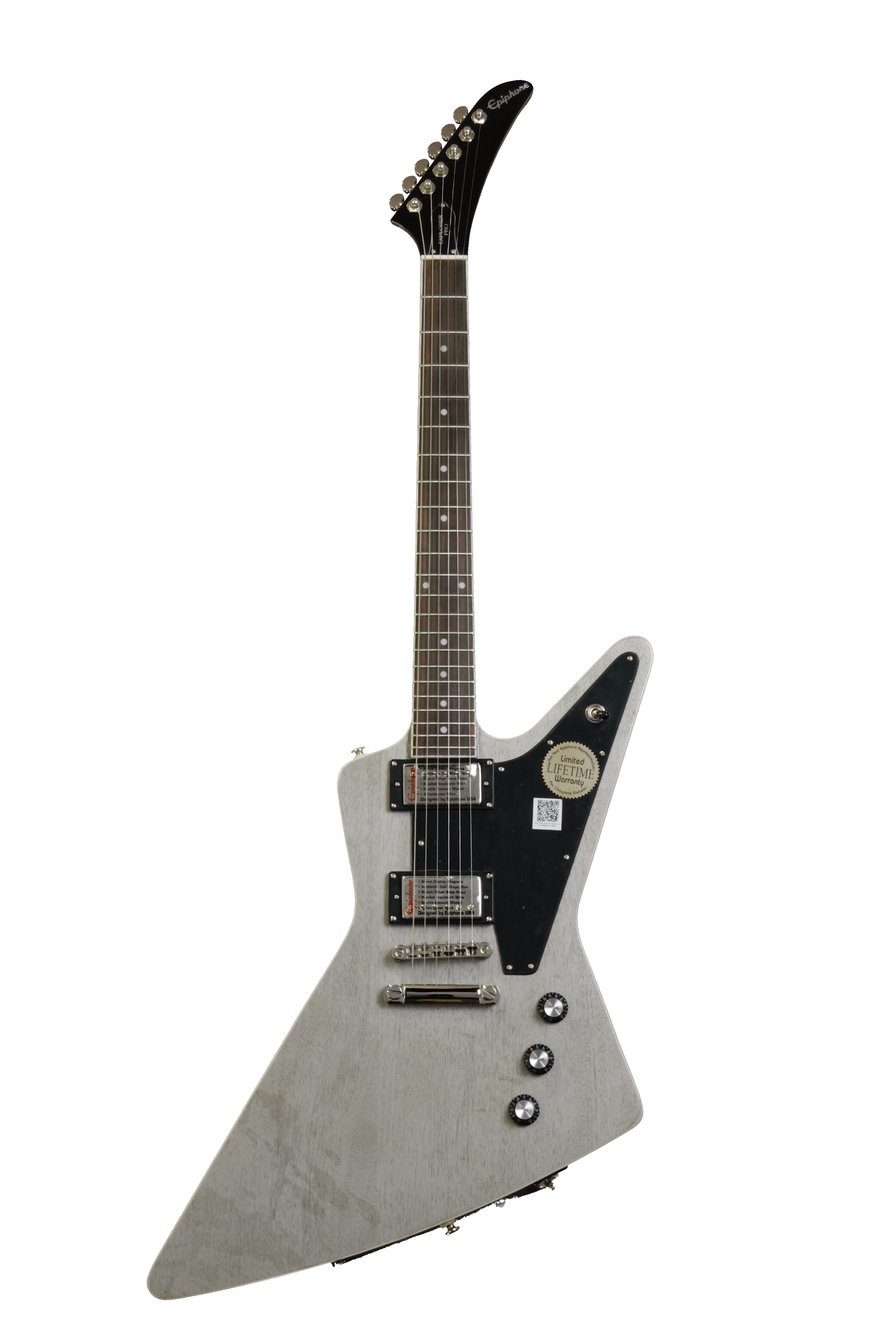 Epiphone Limited Edition Silver Series - Explorer Pro, TV Silver ...