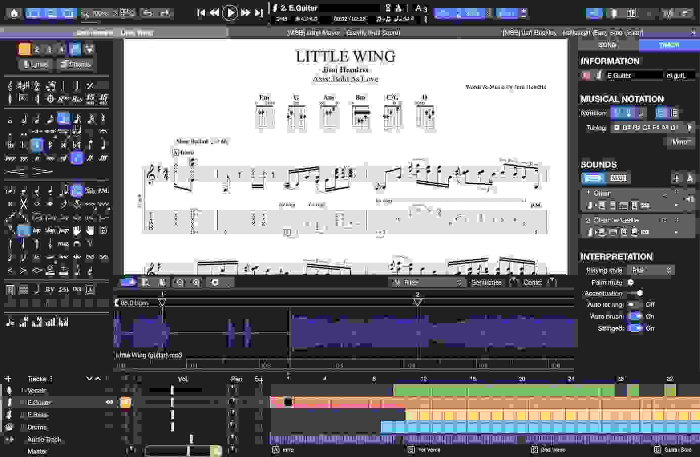 Arobas Music Guitar Pro 8 Tab Editing and Composition Software | Sweetwater