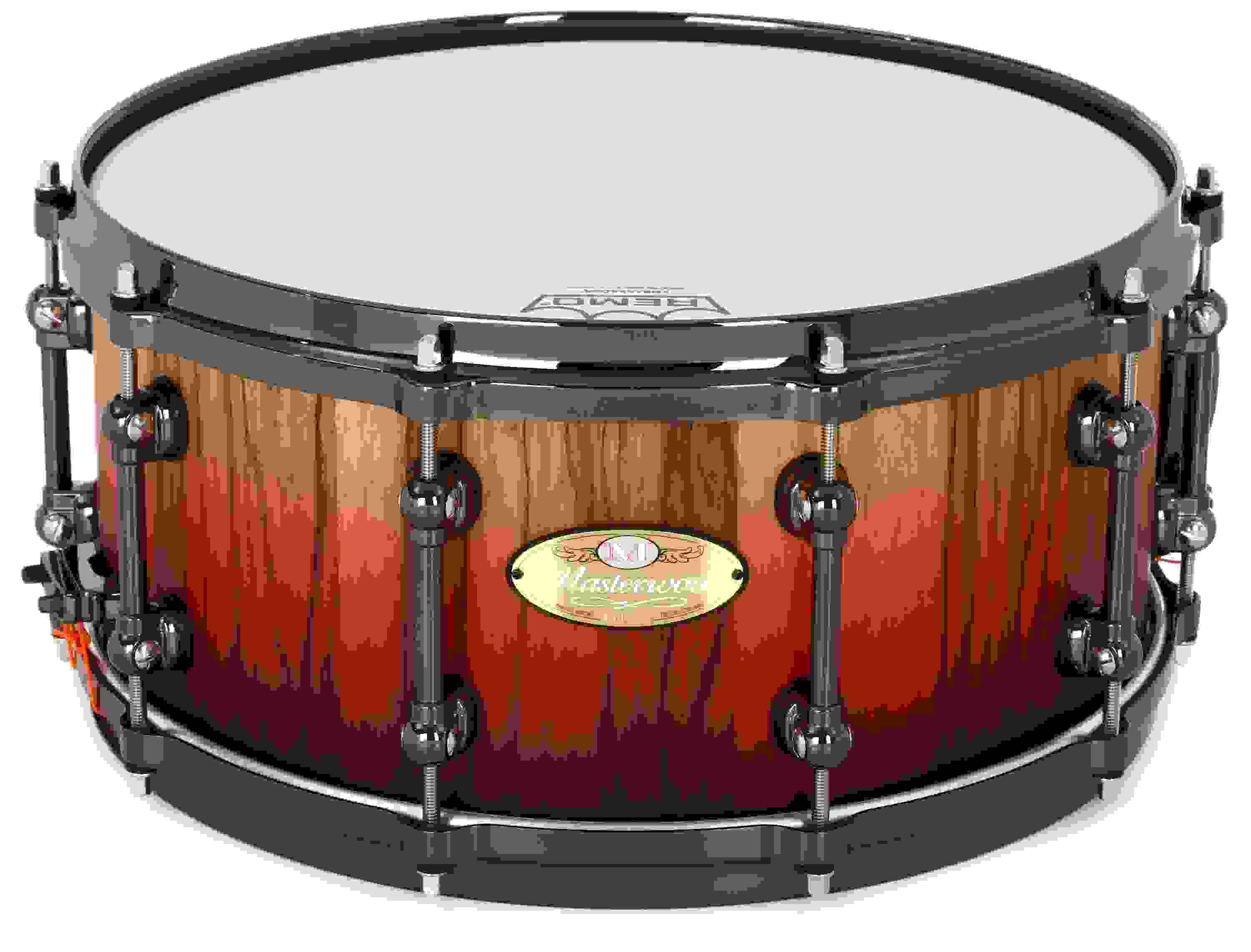 Pearl Masterworks Studio Snare Drum - 6.5 x 14 inch - Natural to Deep ...