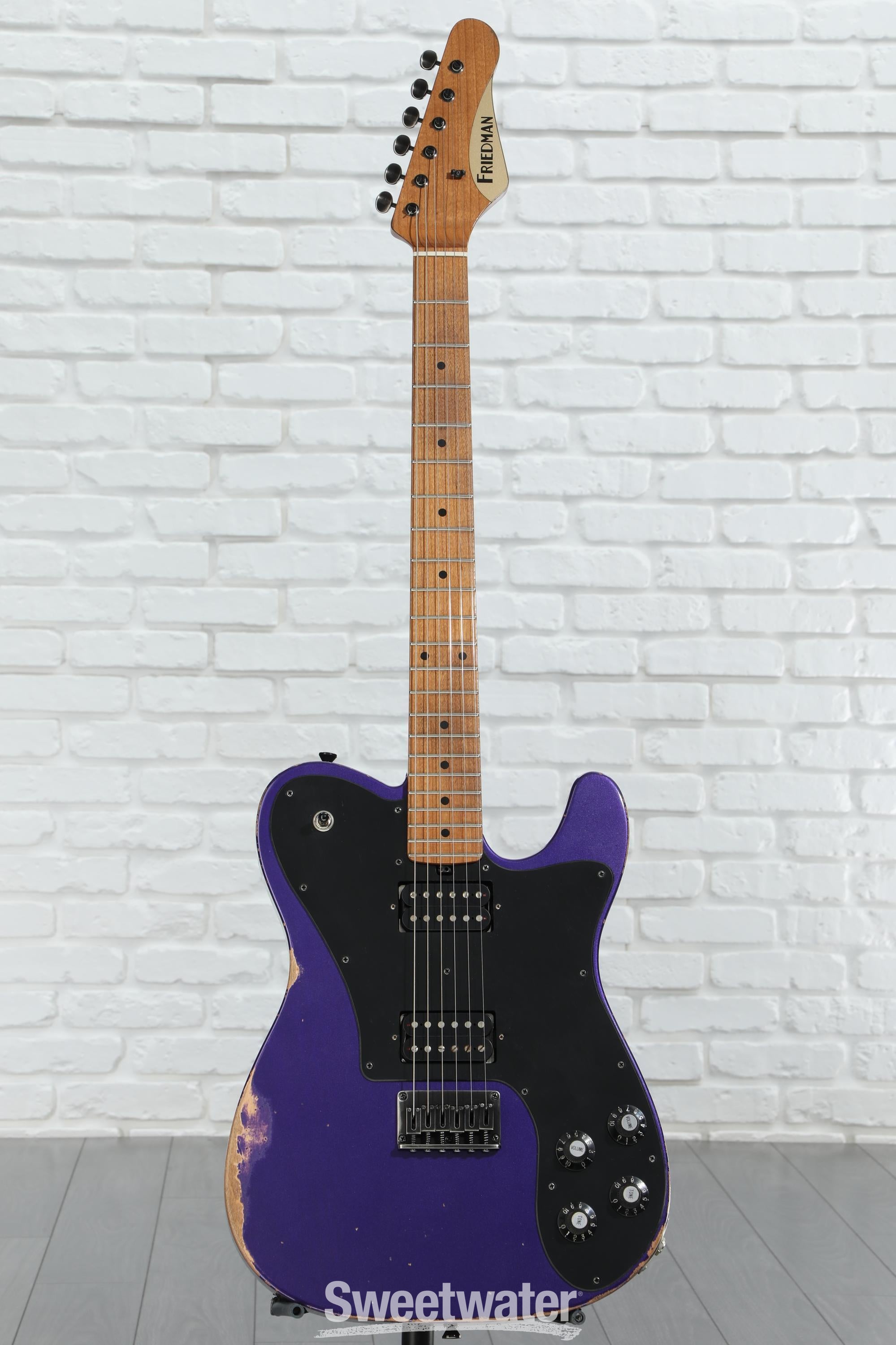 Friedman Vintage T Hardtail Electric Guitar - Purple Metallic ...