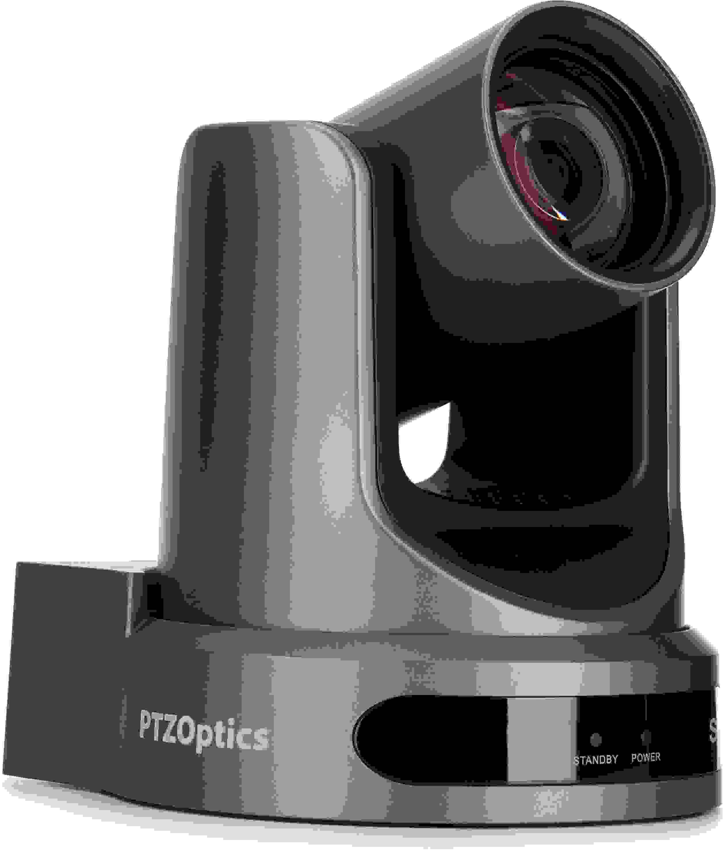 PTZOptics Move SE 12X Optical Zoom PTZ Camera - Grey | Sweetwater