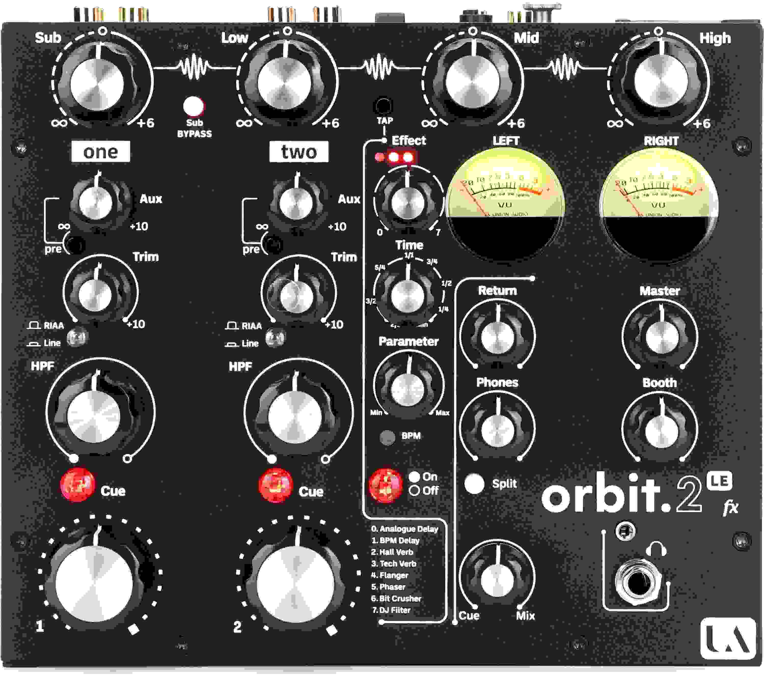 Union Audio orbit.2 LE FX 2-channel Analog Rotary Mixer | Sweetwater