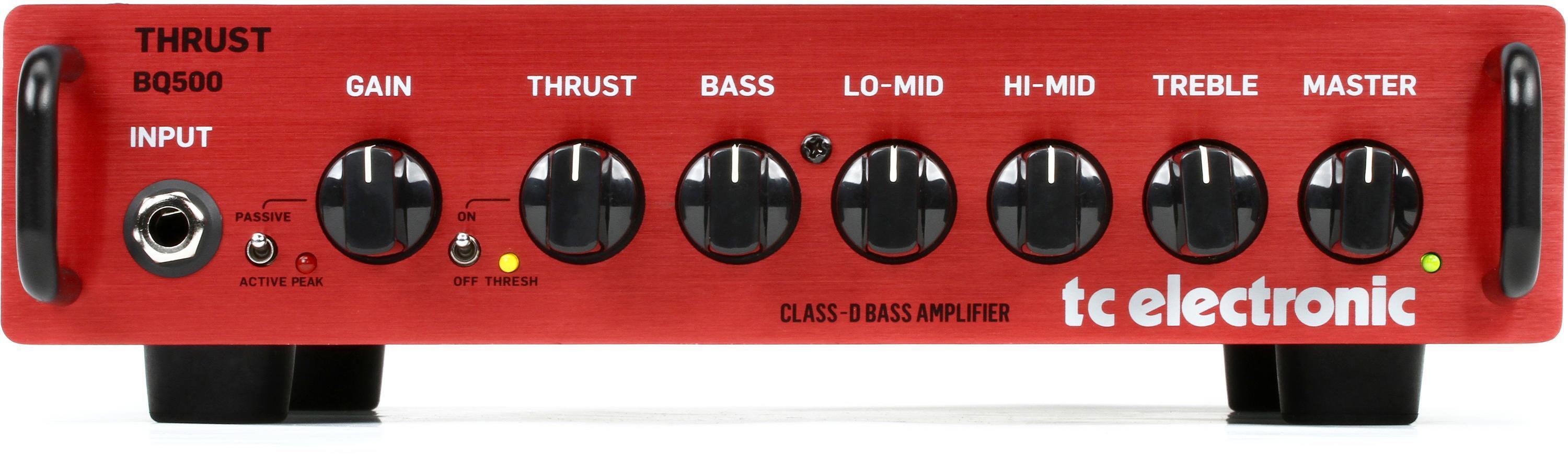 TC Electronic Thrust BQ500 500-watt Compact Bass Head | Sweetwater