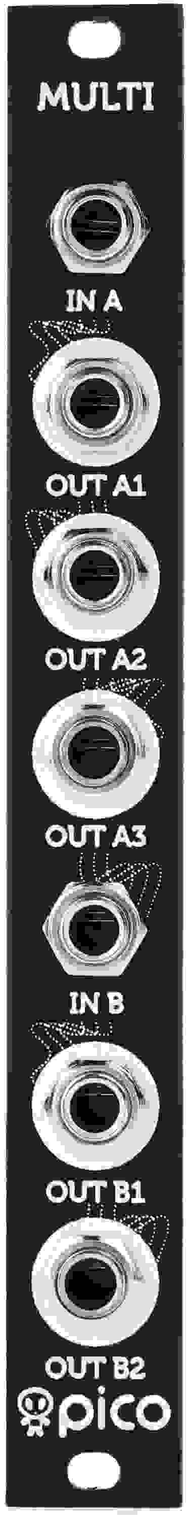 Erica Synths Pico Multi2 Dual Buffered Mult Eurorack Module | Sweetwater