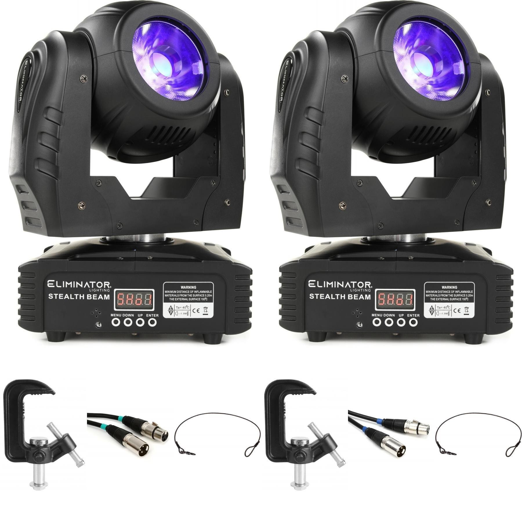 Eliminator Stealth Beam Moving Head RGBW LED Beam Fixture Essentials ...