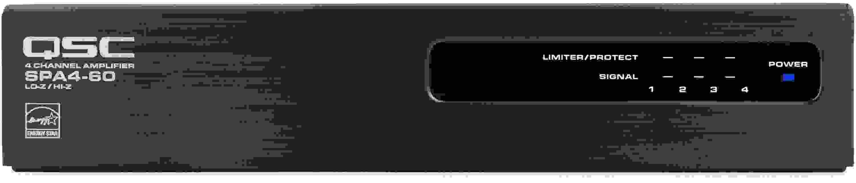 QSC SPA4-60 60W 4-Channel 70V Power Amplifier | Sweetwater