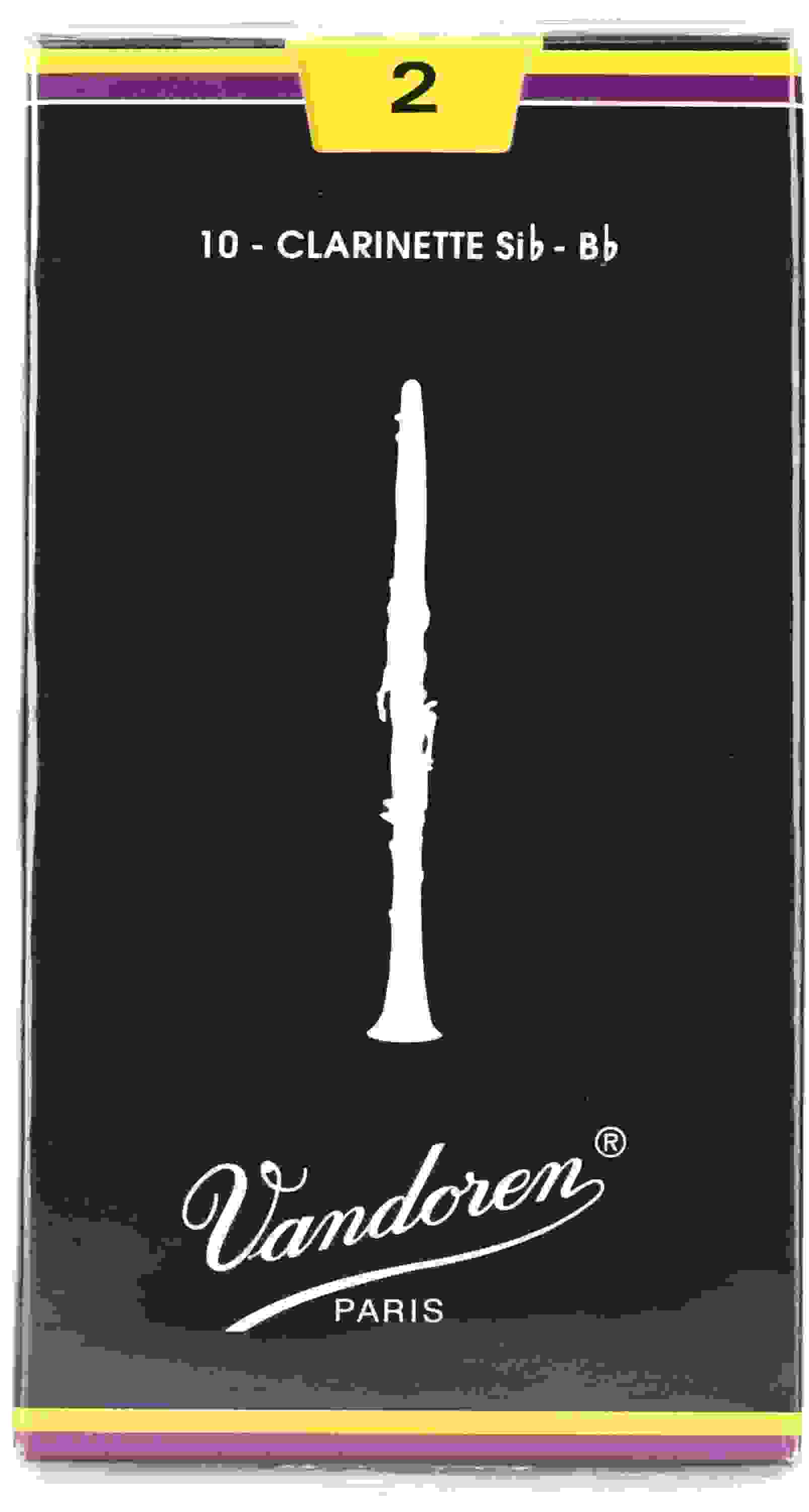 Vandoren CR102 Traditional Bb Clarinet Reed - 2.0 (10-pack) | Sweetwater