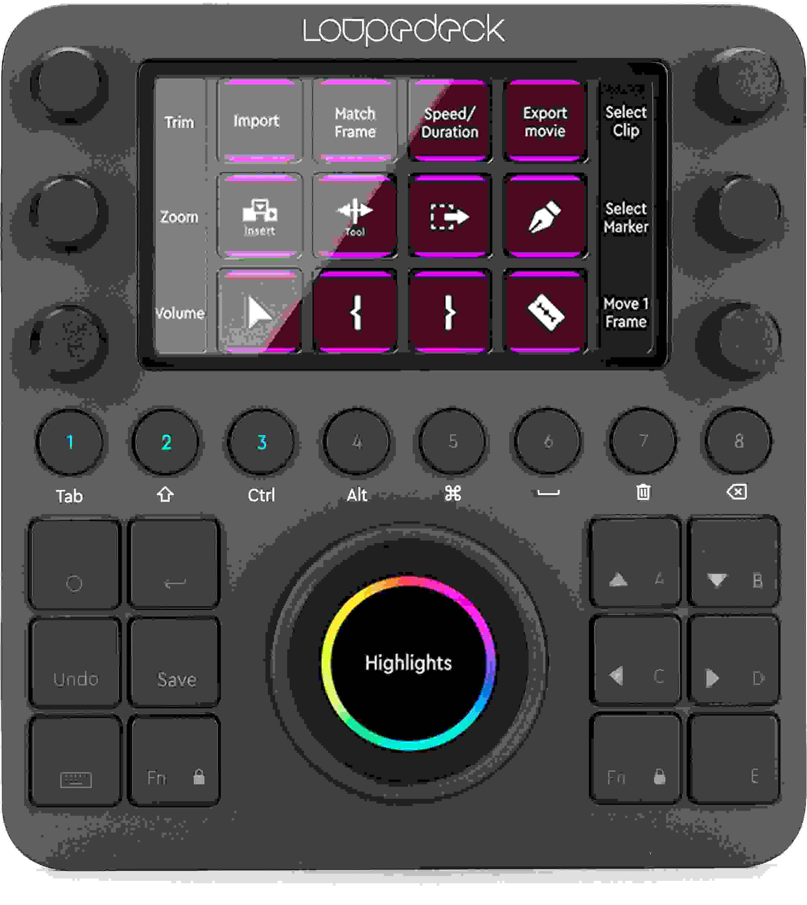 Loupedeck CT Customizable Editing Console | Sweetwater