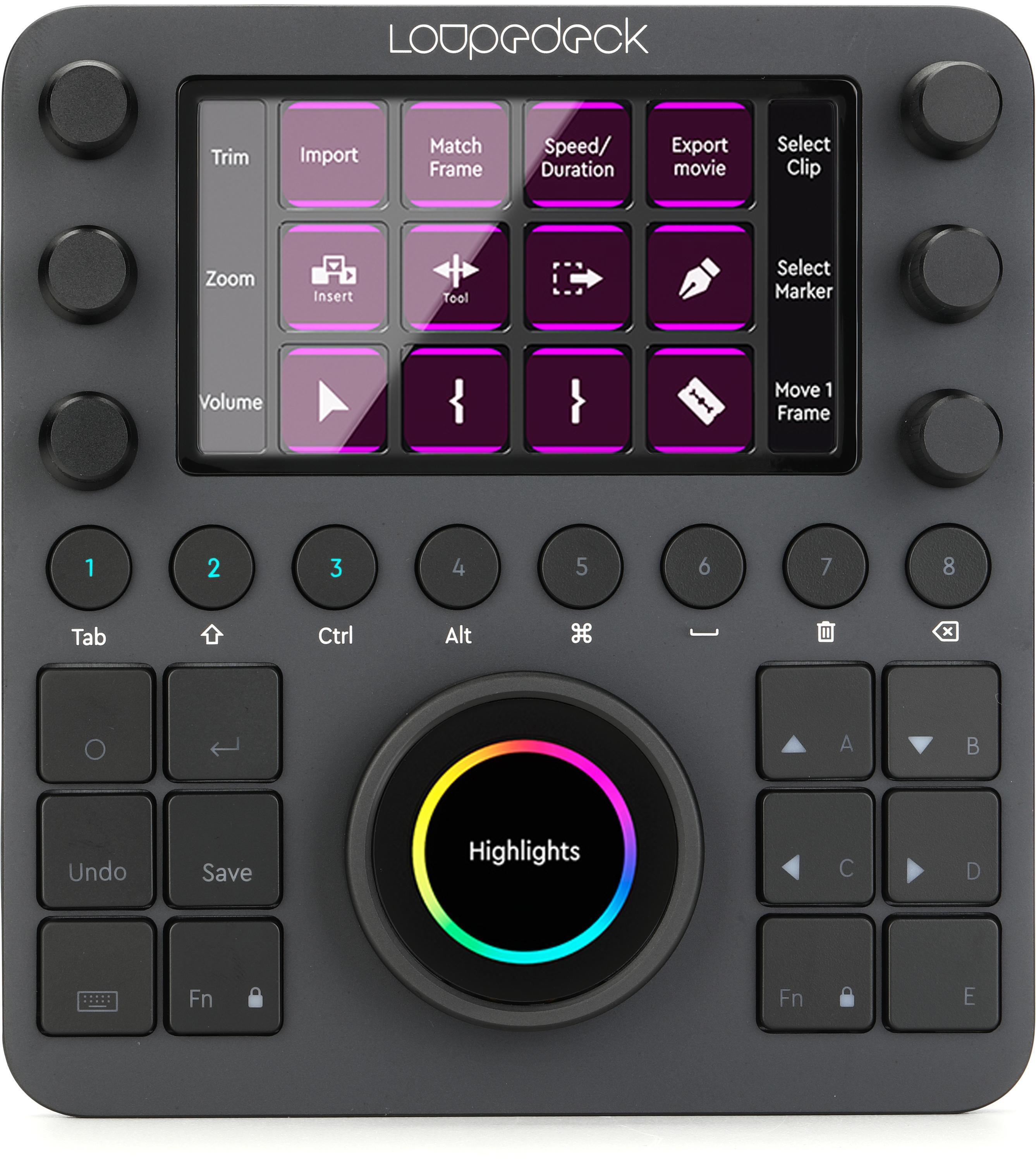 Loupedeck CT Customizable Editing Console | Sweetwater