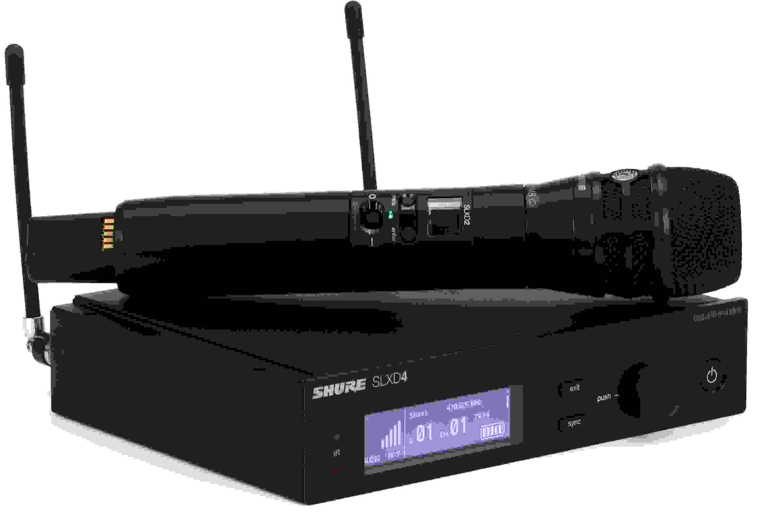 Shure SLXD24/K8B Digital Wireless Handheld Microphone System - G58 Band | Sweetwater