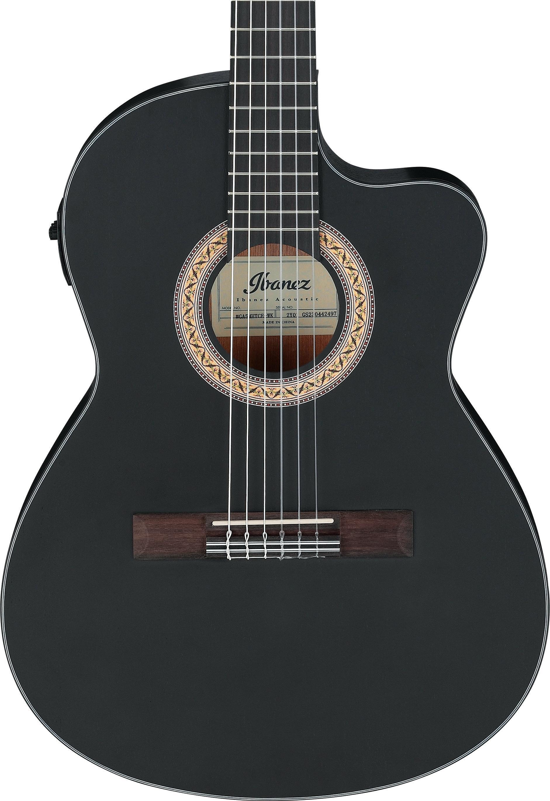 Ibanez GA5MHTCE Acoustic-electric Nylon-string Guitar - Black | Sweetwater
