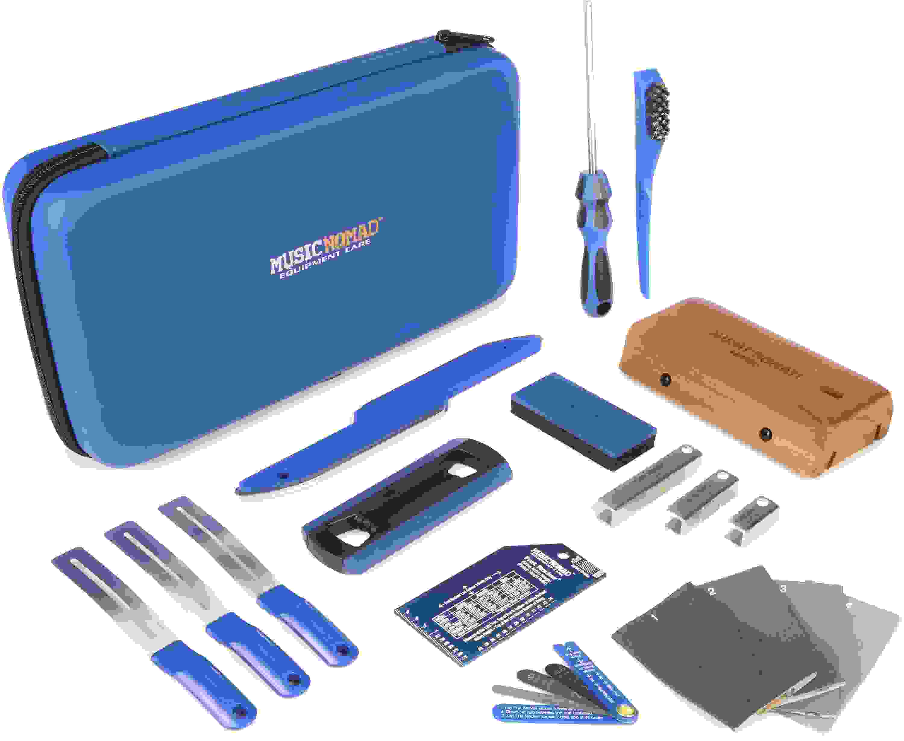 MusicNomad Premium Guitar Tech Fret Tool 18-piece Set | Sweetwater