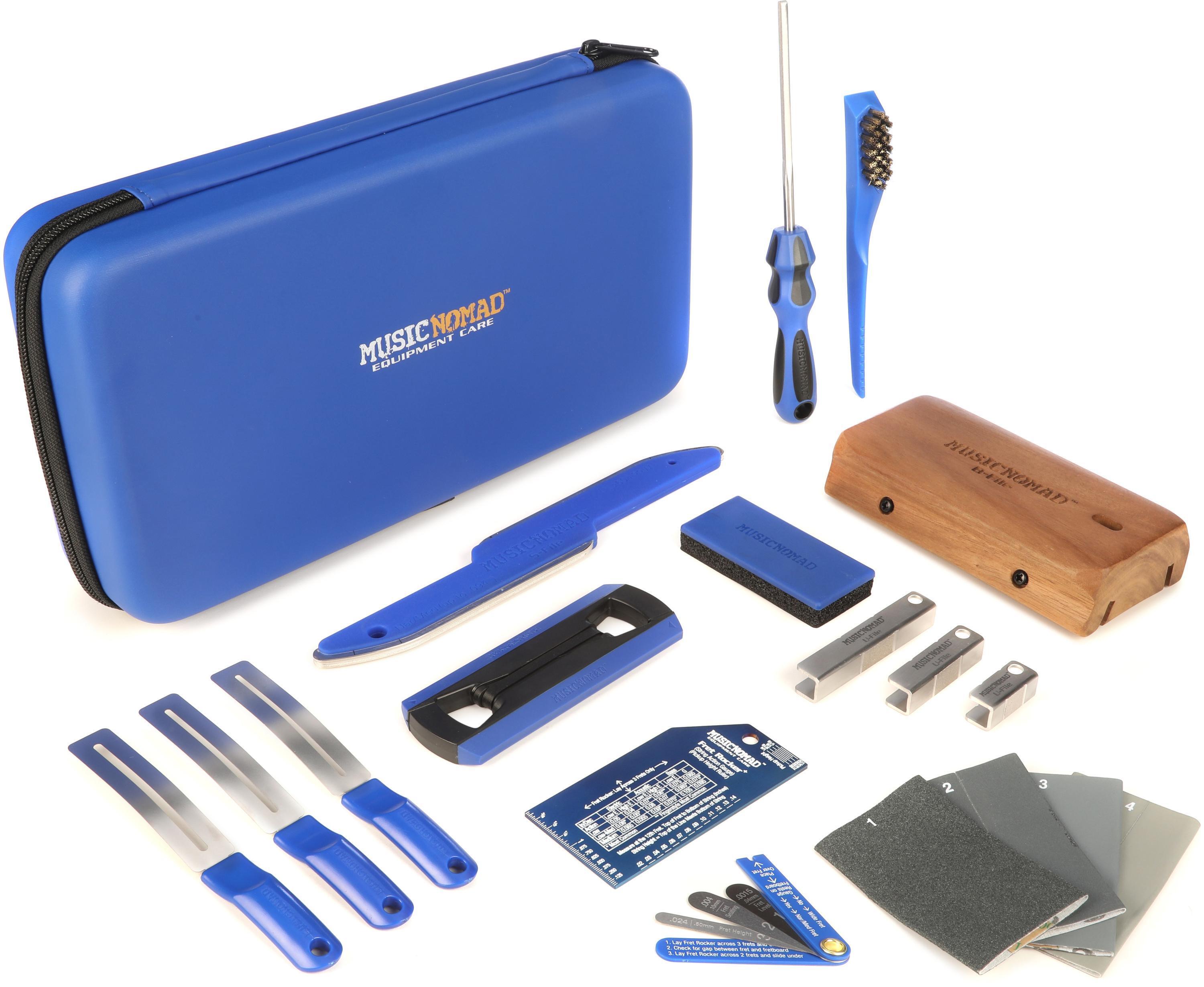 MusicNomad Premium Guitar Tech Fret Tool 18-piece Set | Sweetwater
