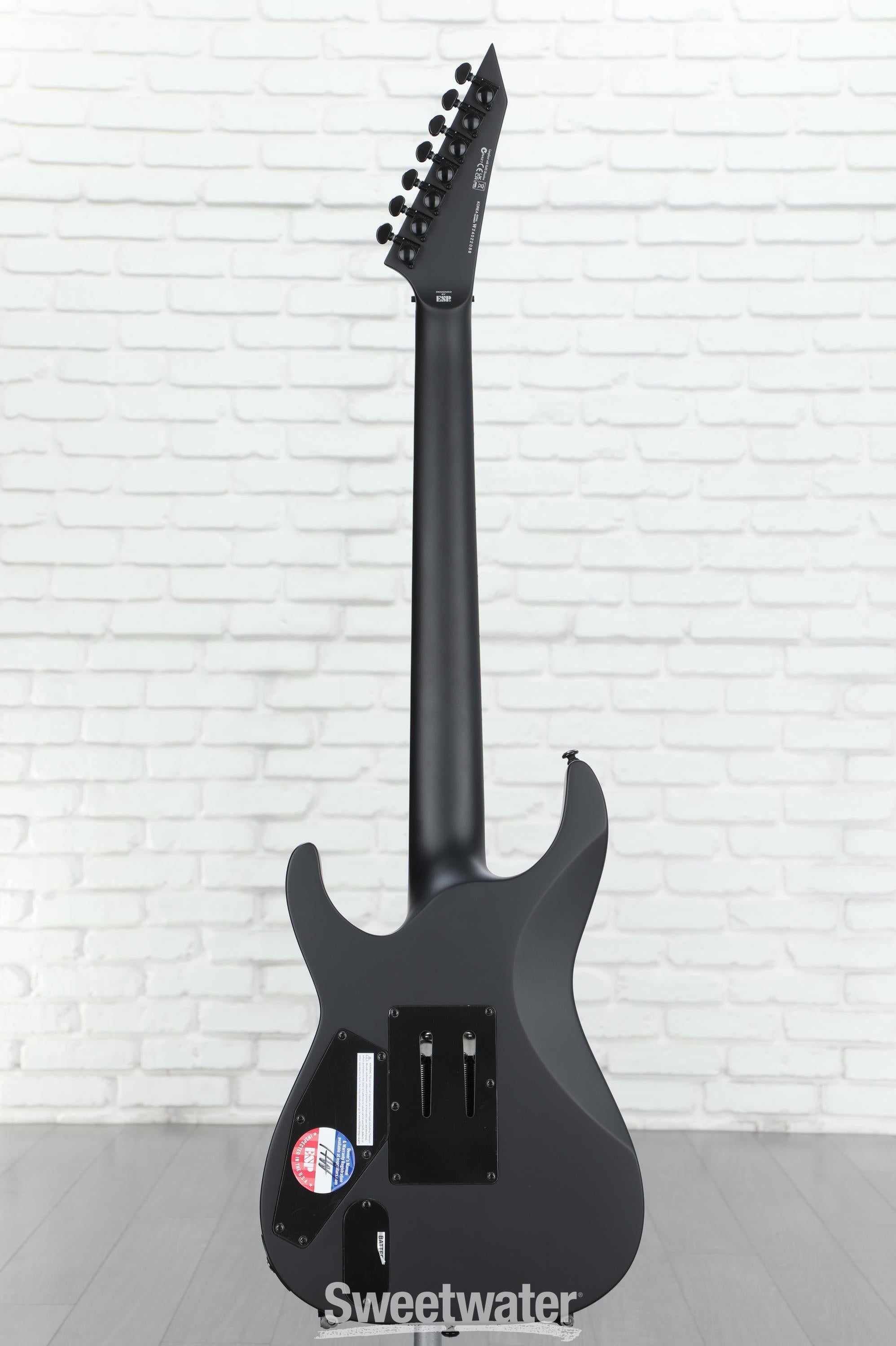 ESP LTD M-1007B 7-string Baritone Electric Guitar - Charcoal Burst ...