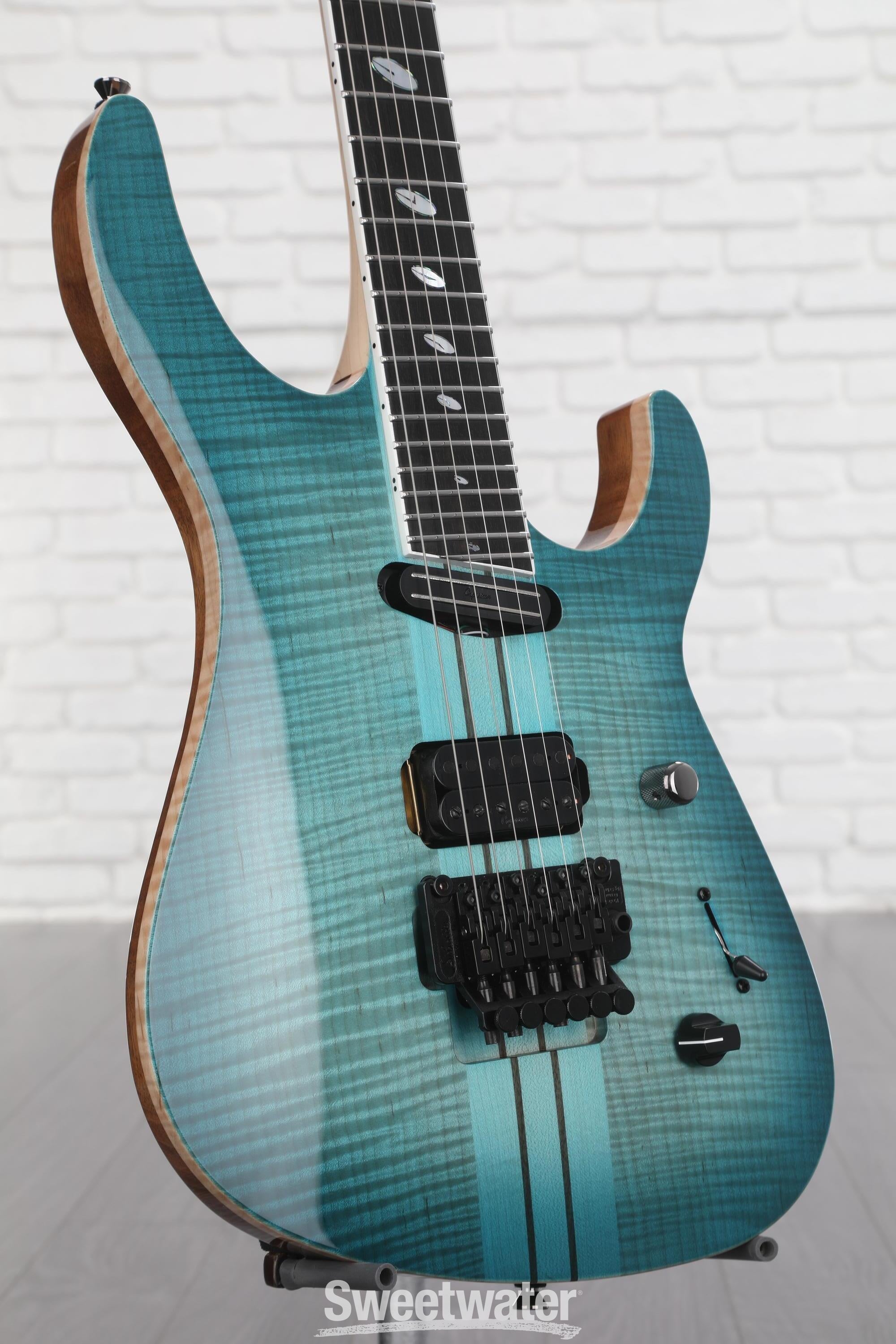 Caparison Guitars TAT Special FM Solidbody Electric Guitar - Aqua Burst ...