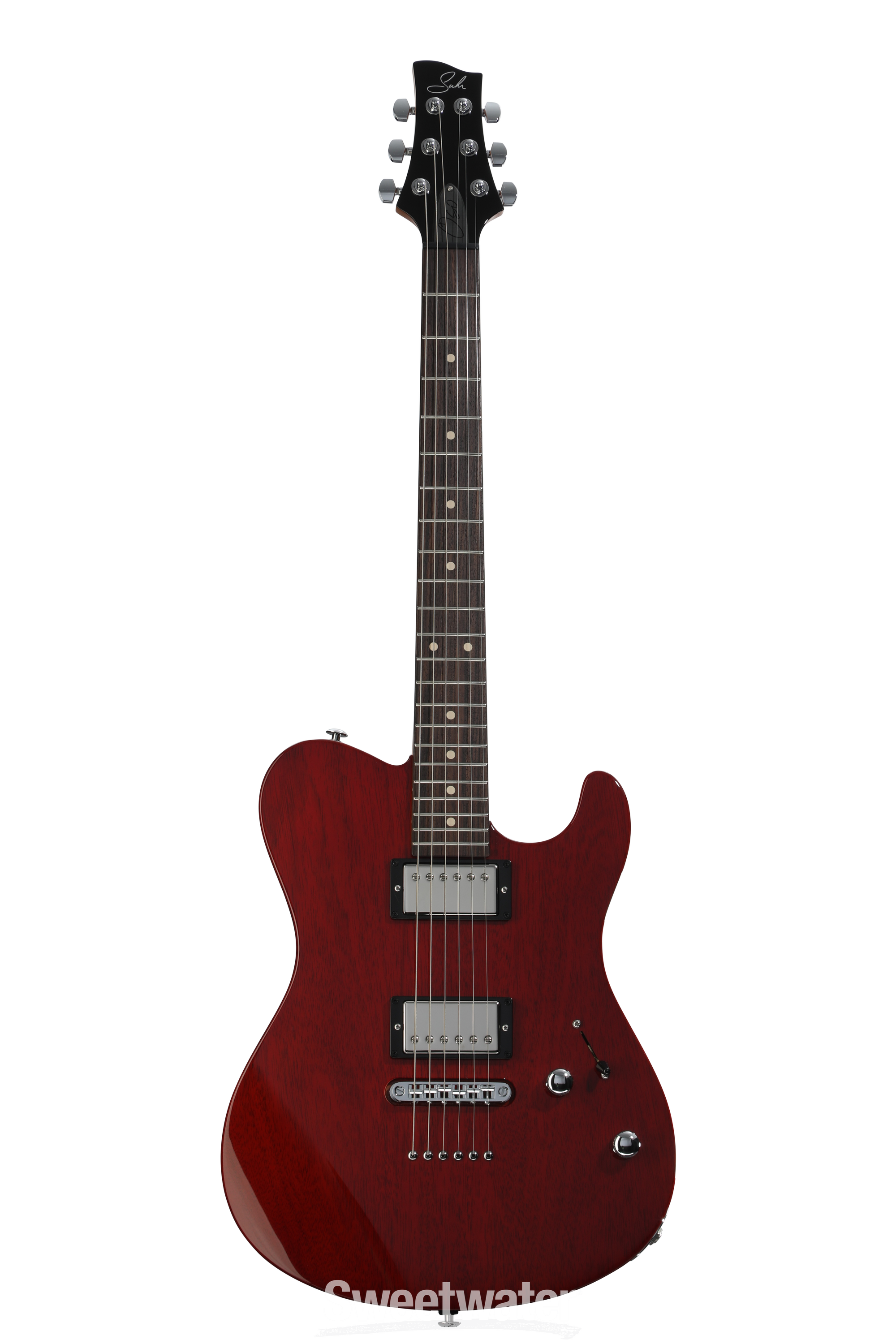 Suhr Oso Electric Guitar - Trans Red | Sweetwater