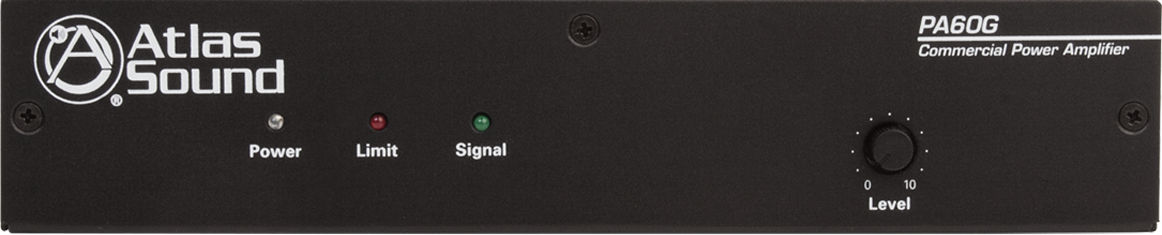 AtlasIED PA60G 1-channel 60W 70V/100V Power Amplifier | Sweetwater