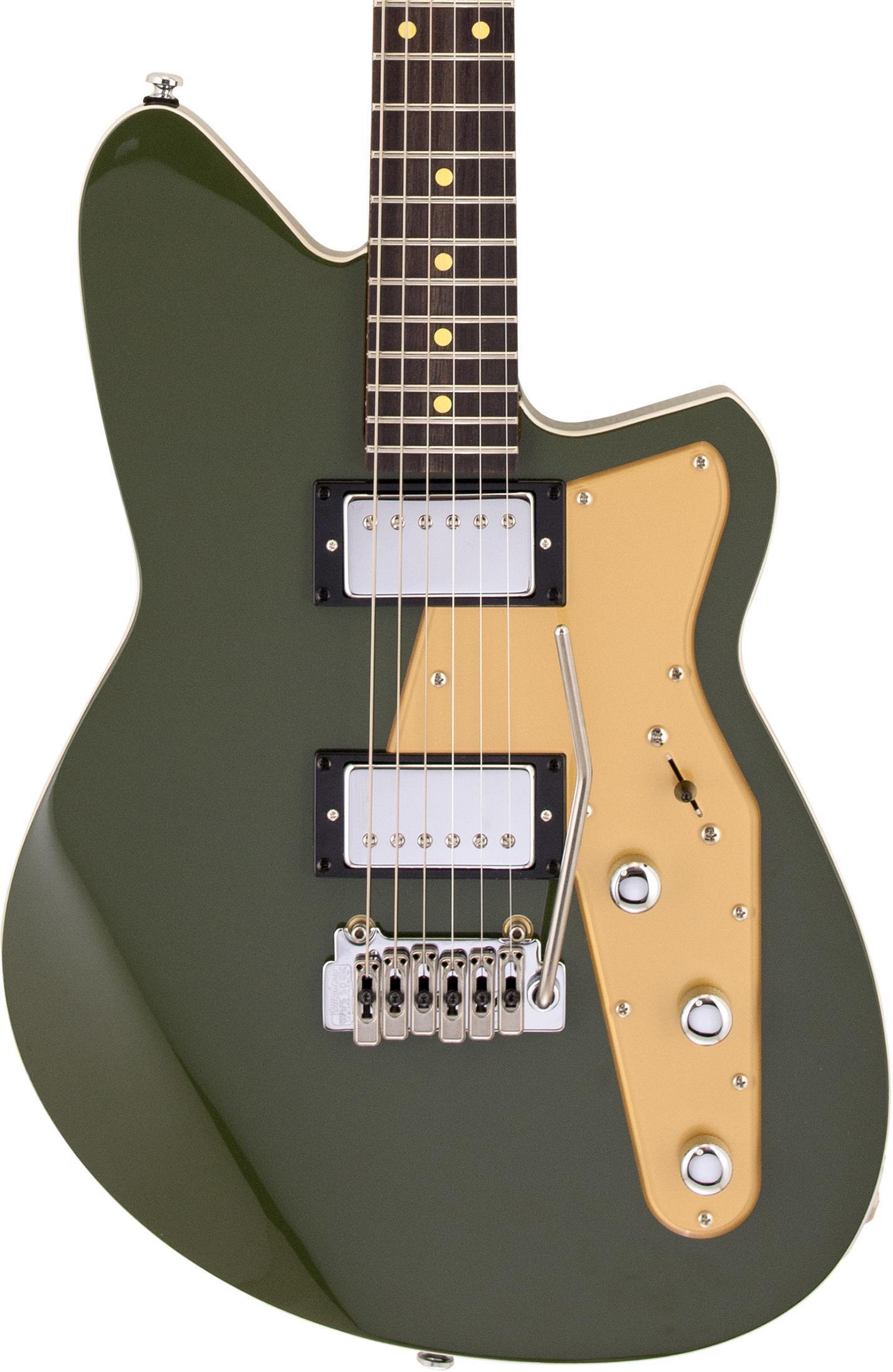 Reverend Jetstream HB Solidbody Electric Guitar - Army Green, Rosewood ...