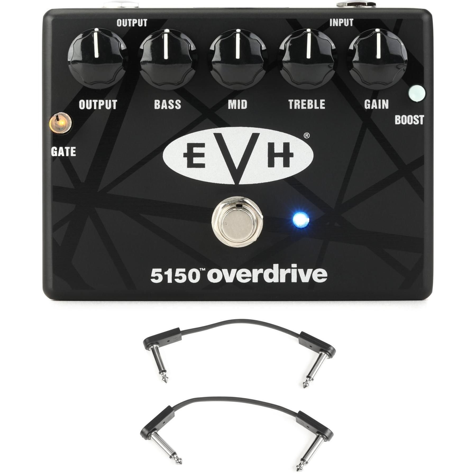 MXR EVH 5150 Overdrive Pedal with EBS Patch Cables | Sweetwater