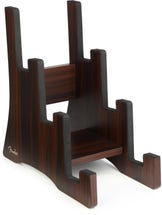 Fender Deluxe Wooden 3-tier Guitar Stand | Sweetwater