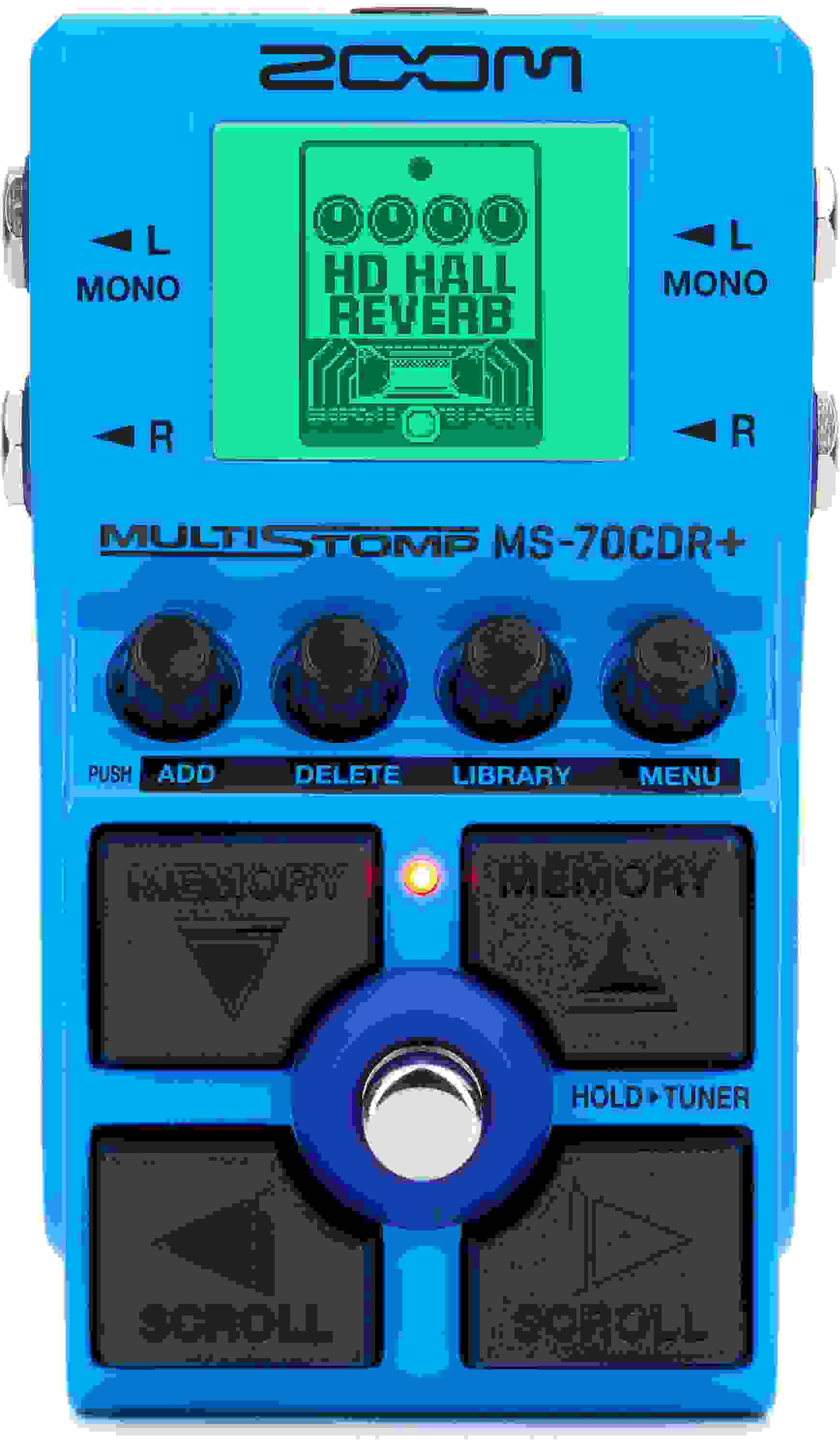 Zoom MS-70CDR+ MultiStomp Chorus/Delay/Reverb Pedal | Sweetwater