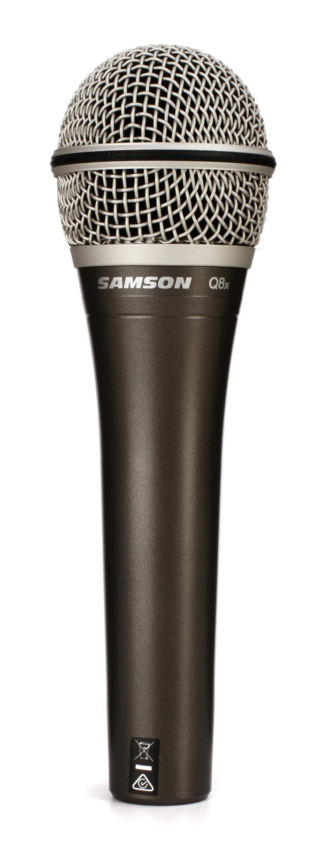 Samson Q8x Supercardioid Dynamic Vocal Microphone | Sweetwater