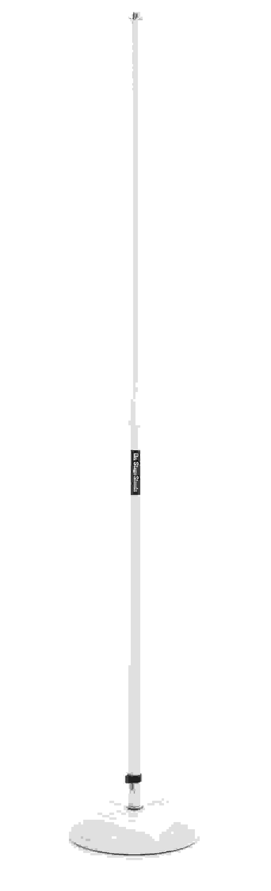 On-Stage MS7201W Round-base Mic Stand - White | Sweetwater