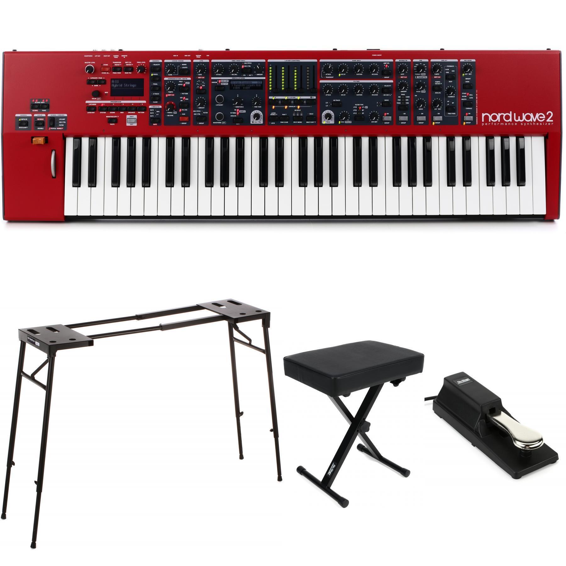 Nord Wave 2 Wavetable and FM Synthesizer Essentials Bundle | Sweetwater