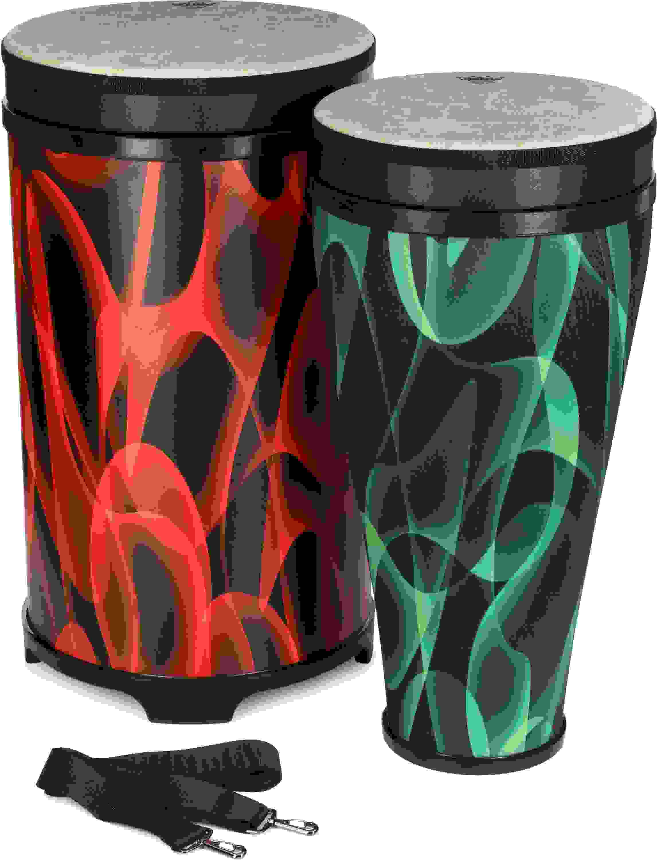 Remo Versa Timbau and Tubano Nested Pack - Green/Orange | Sweetwater