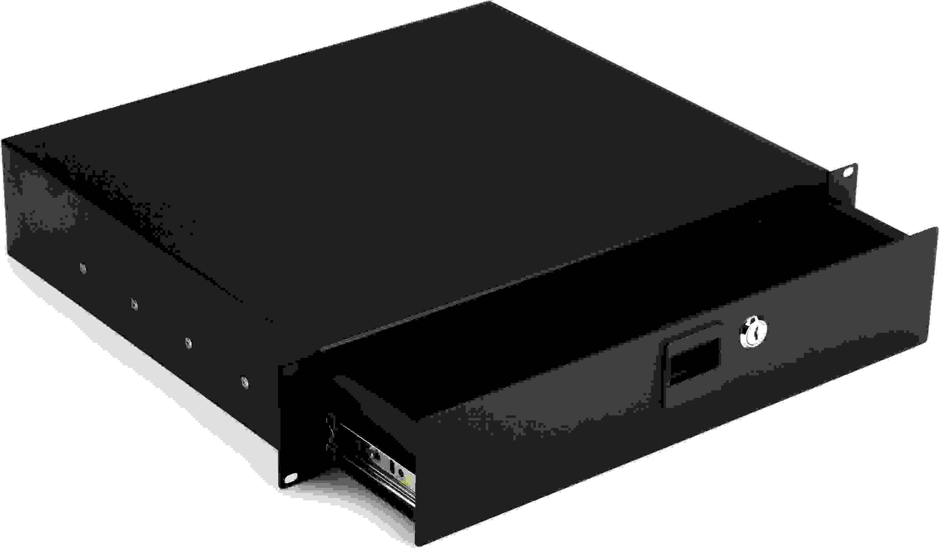 On-Stage RDL2000 2U Locking Rack Drawer | Sweetwater