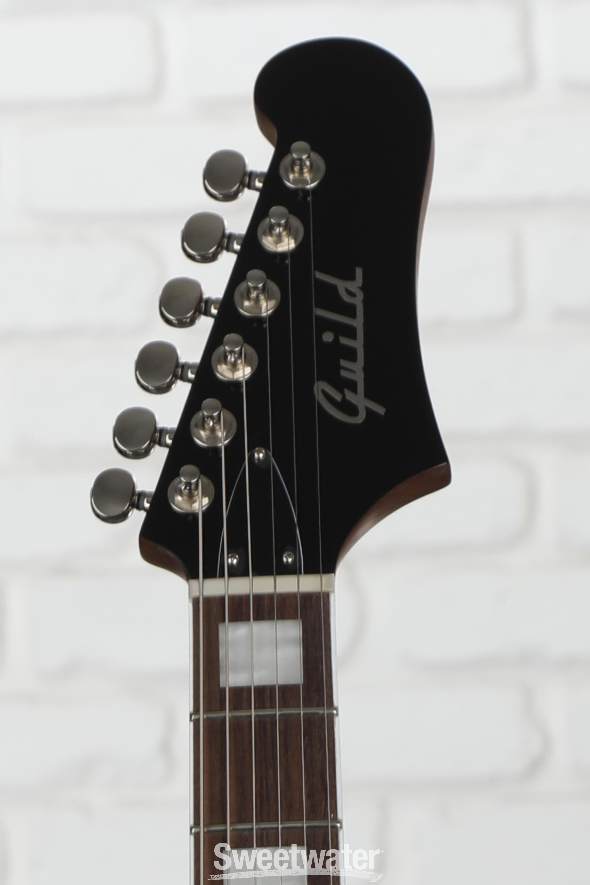Guild Surfliner Deluxe Solidbody Electric Guitar - Black Metallic ...