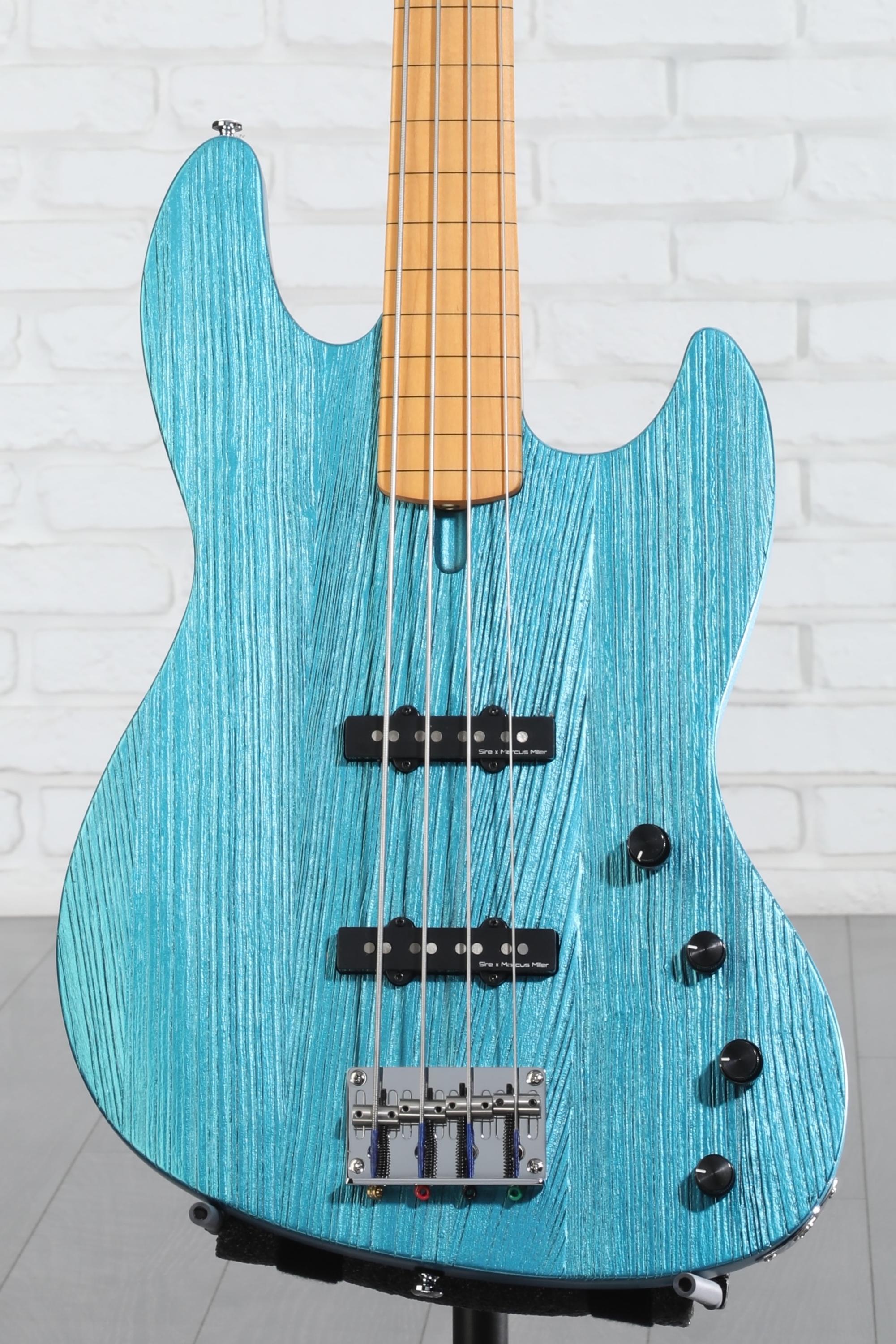 Sire Marcus Miller V6 4-string FL Electric Bass Guitar - Ocean ...