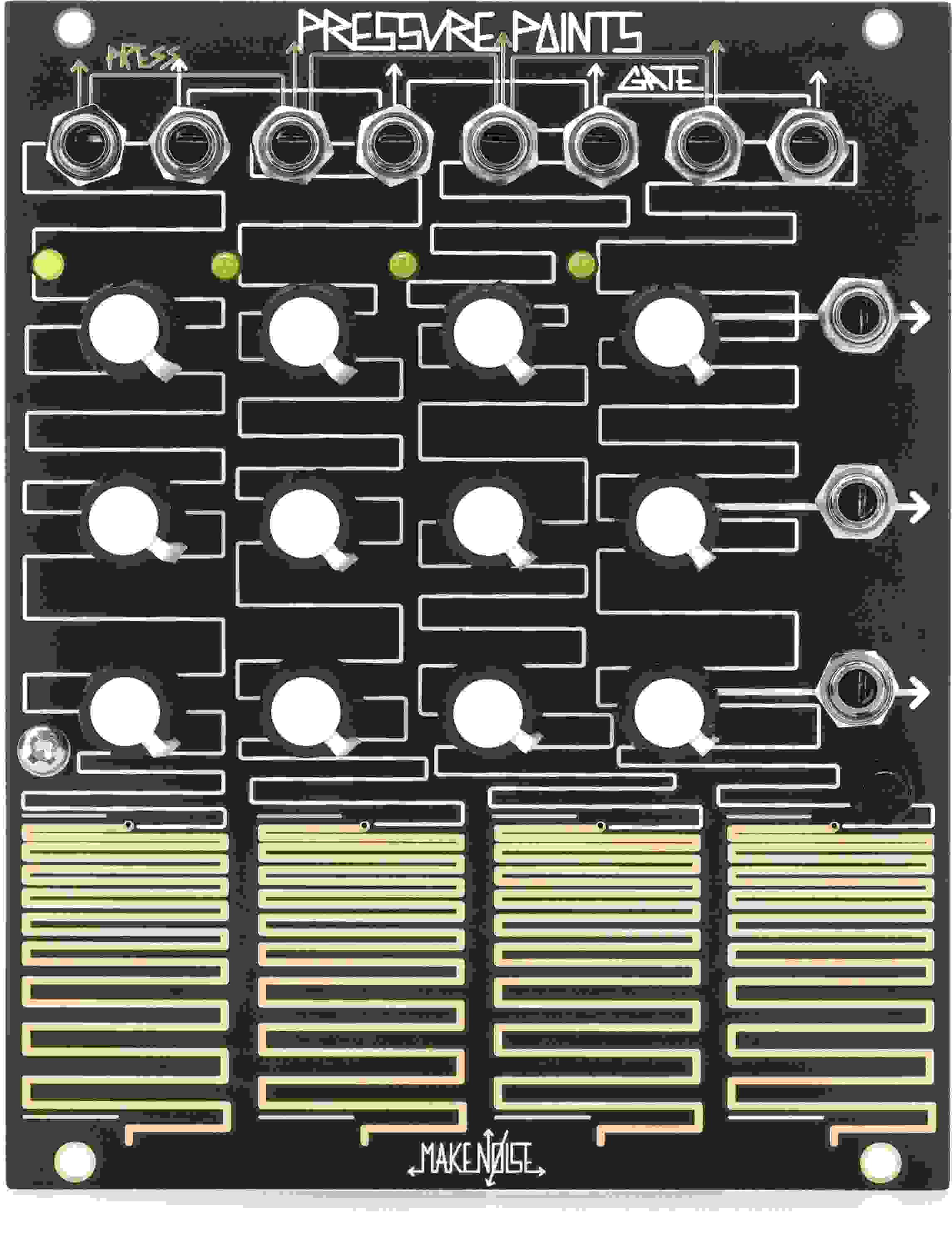 Make Noise Pressure Points Touch Controller / Sequencer Eurorack Module | Sweetwater