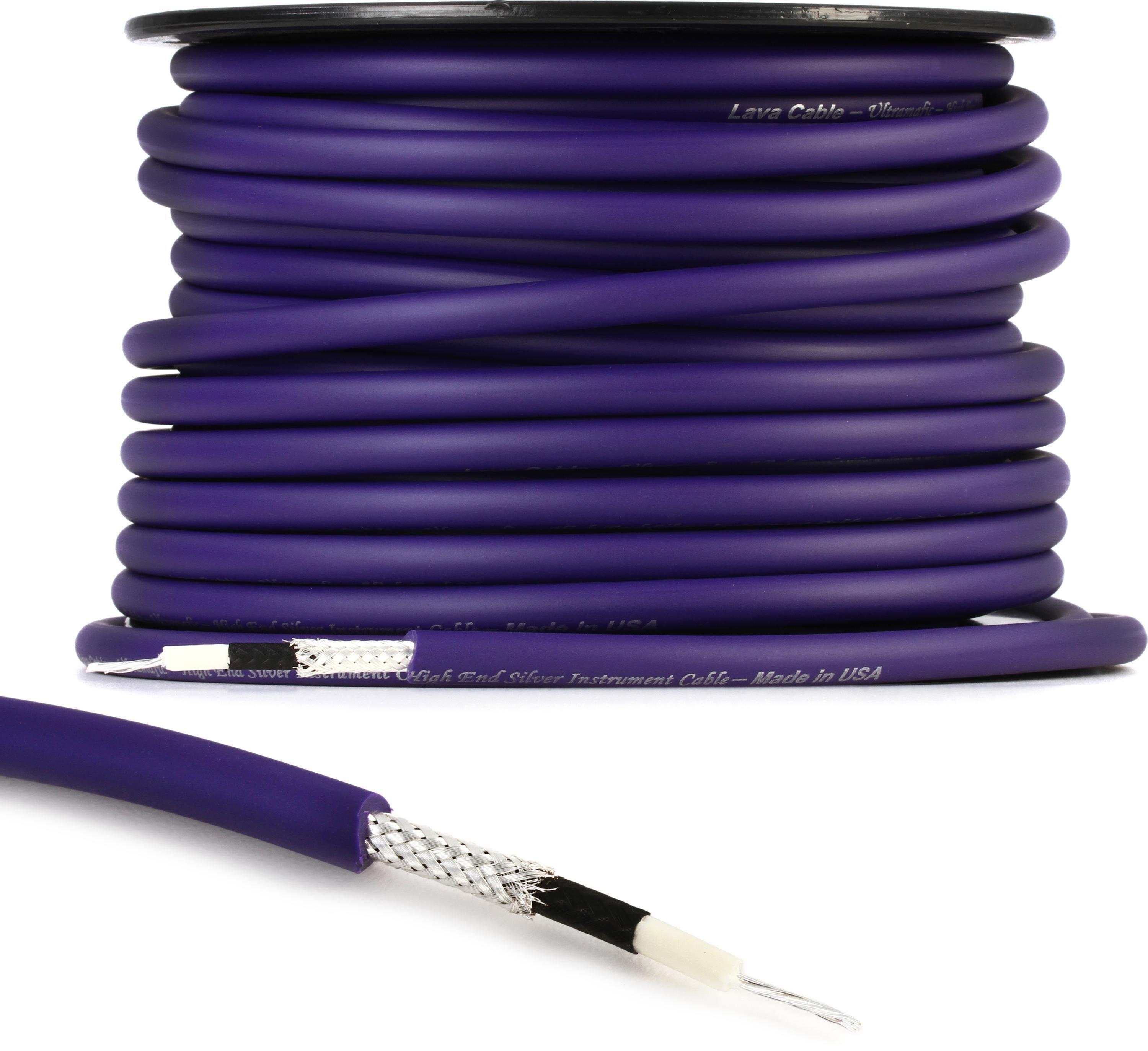 Lava Cable Instrument Wire - Ultramafic (priced per foot) | Sweetwater